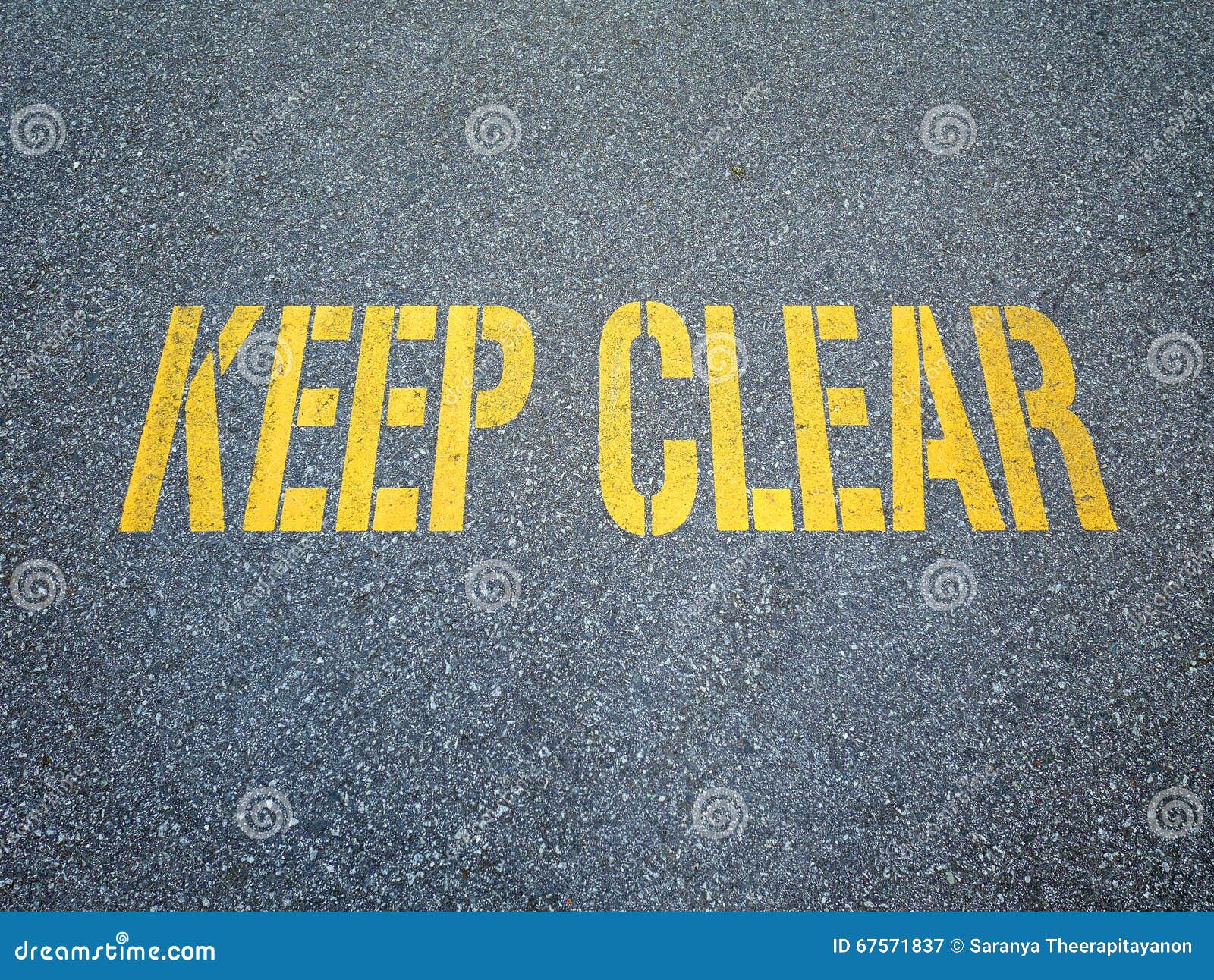 Keep clear sign stock image. Image of sign, transport - 67571837