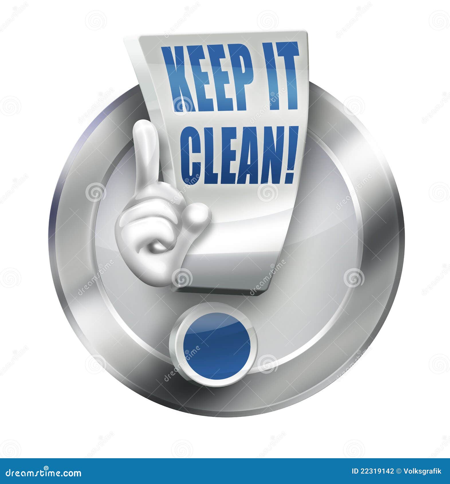 Keep it cleen stock illustration. Illustration of concepts - 22319142