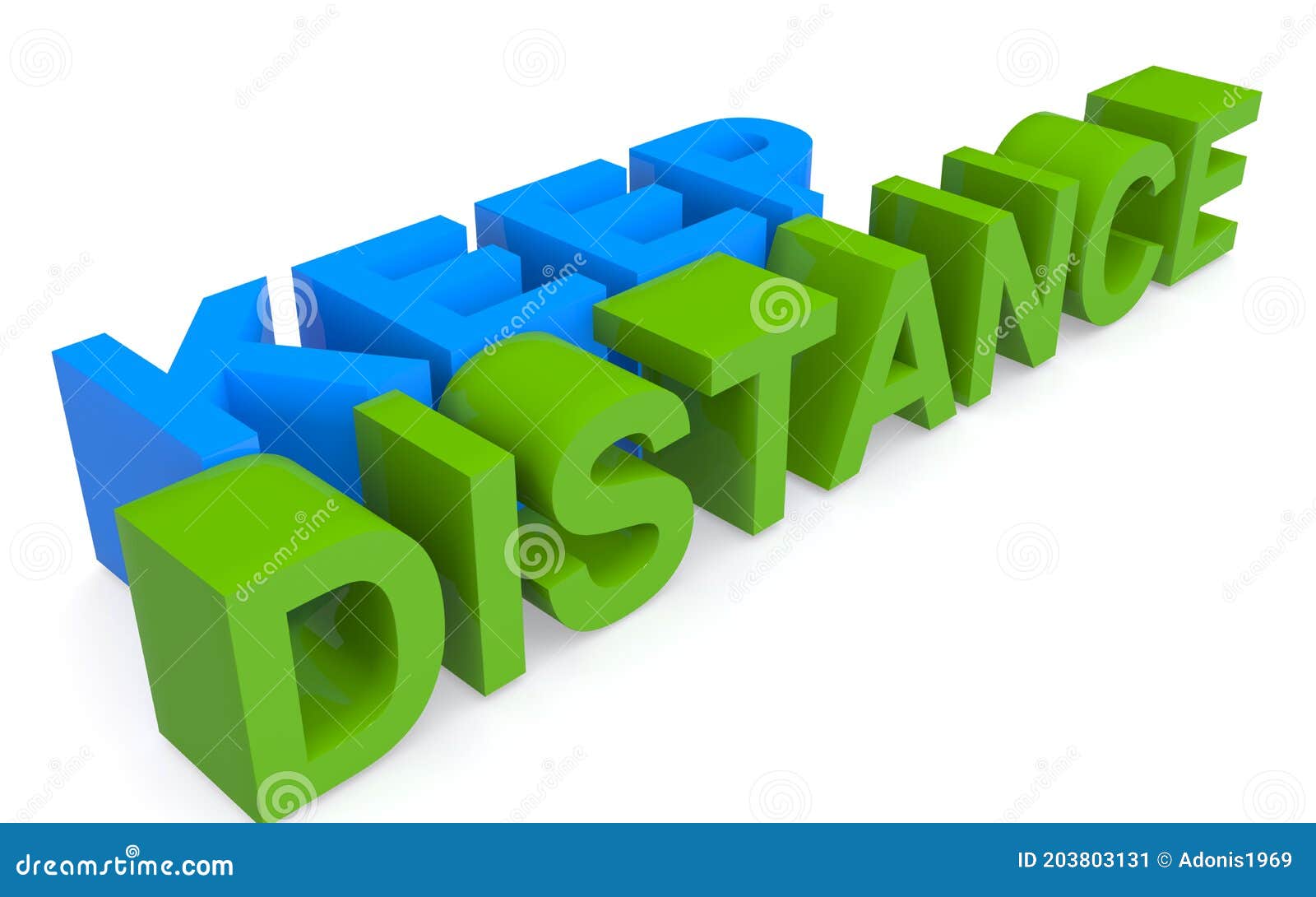 Keep distance on white stock illustration. Illustration of buttons ...