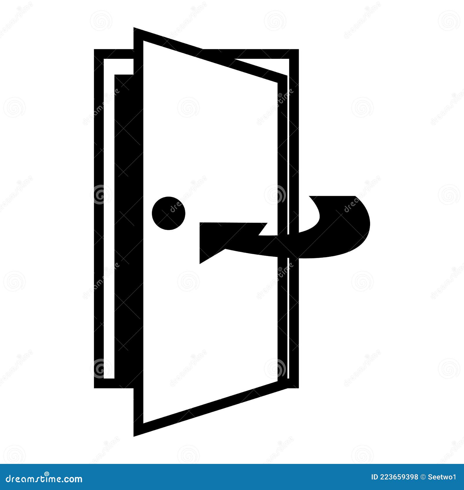 Keep Door Closed Symbol Sign Isolate On White Background,Vector ...