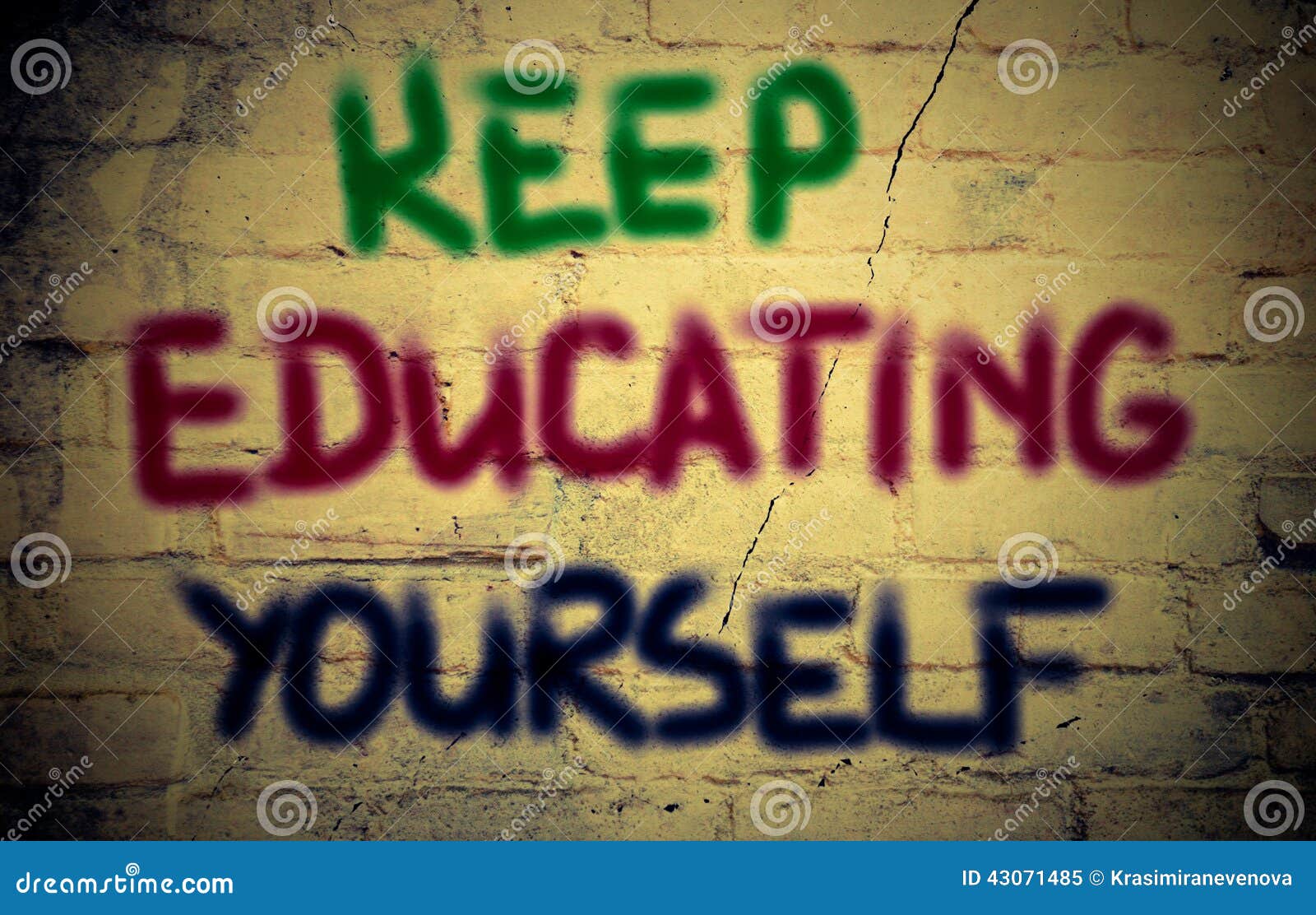 Keep Educating Yourself Concept Stock Image - Image of college, skill ...