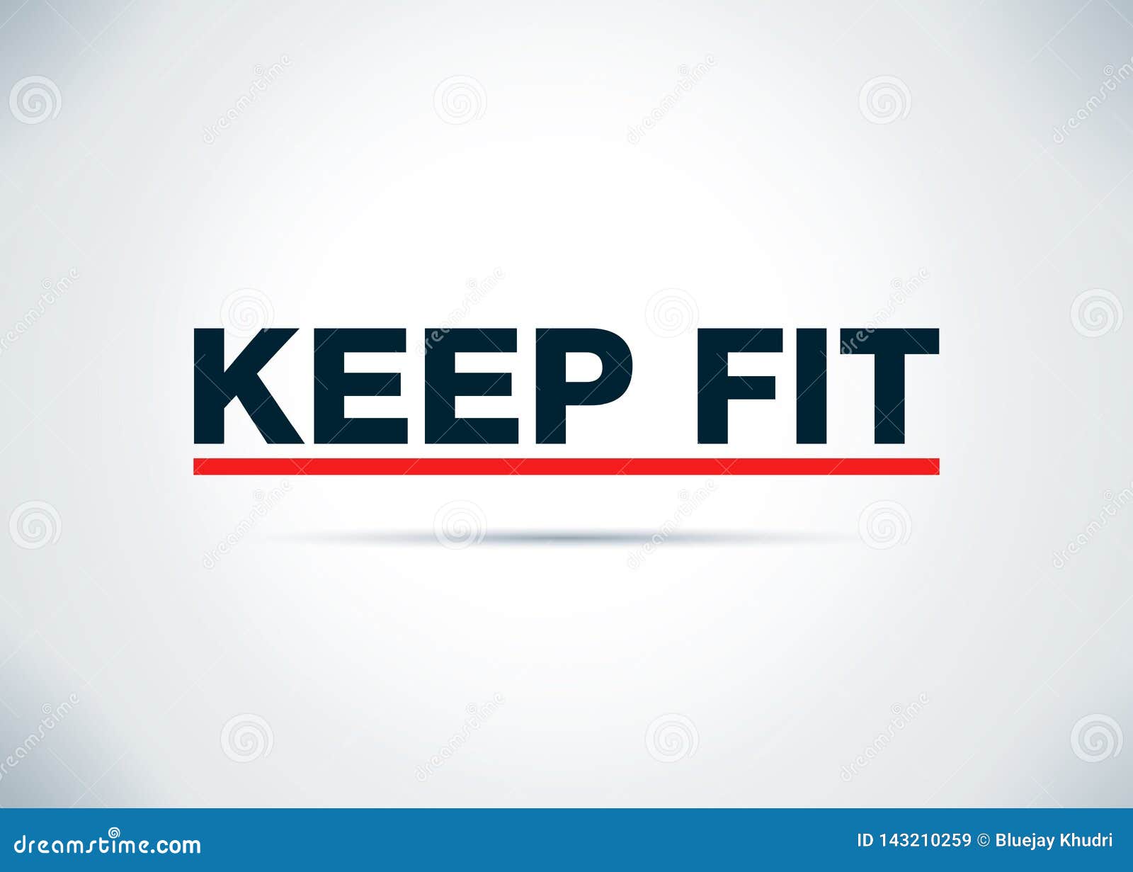 Keep Fit Abstract Flat Background Design Illustration Stock ...