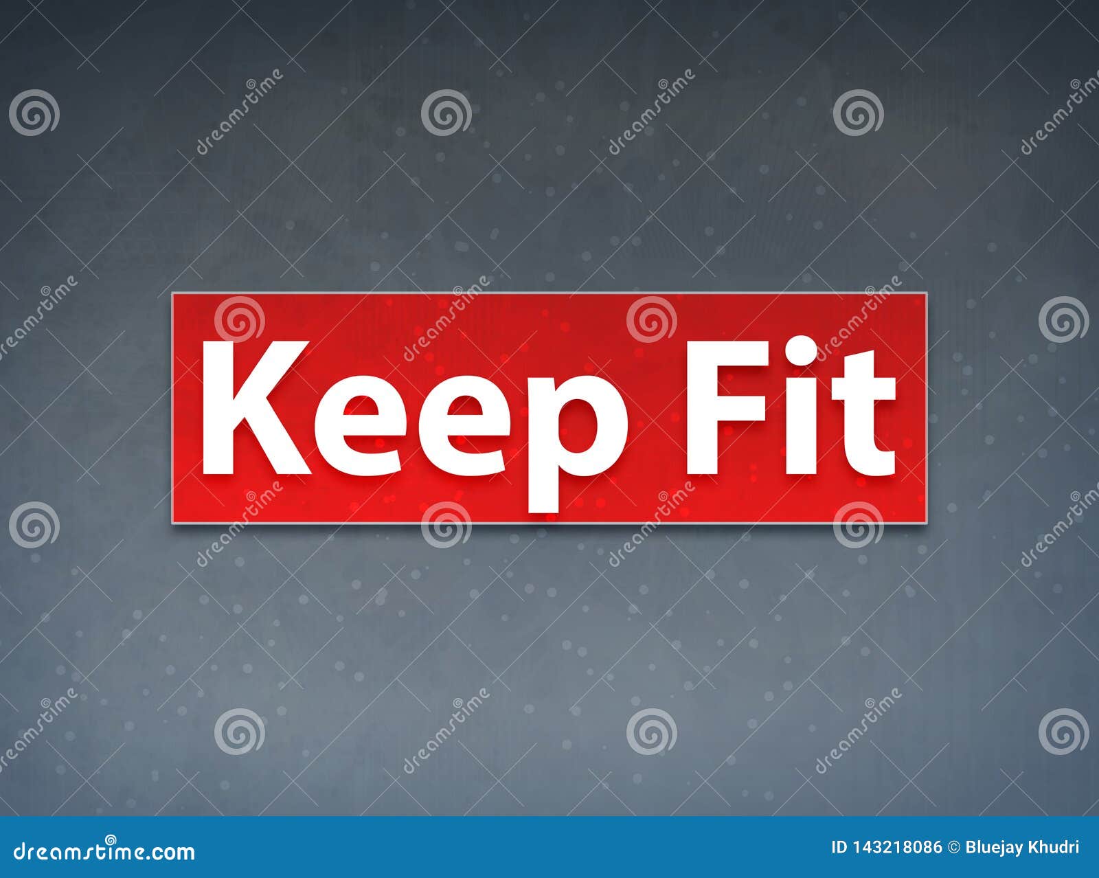 Keep Fit Red Banner Abstract Background Stock Illustration ...
