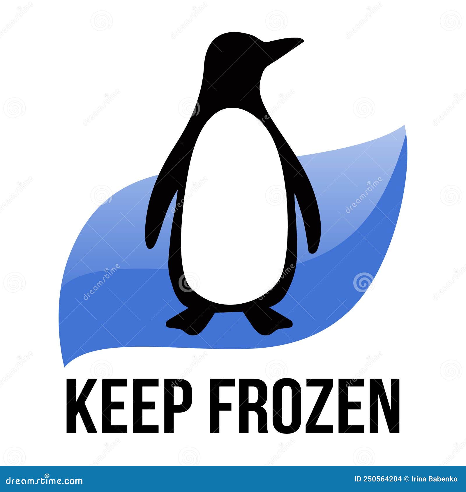 Keep Frozen Logo Vector Illustration | CartoonDealer.com #250564204