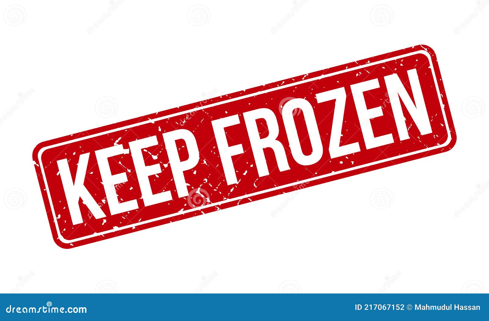 Keep Frozen Rubber Stamp. Red Keep Frozen Rubber Grunge Stamp Seal ...