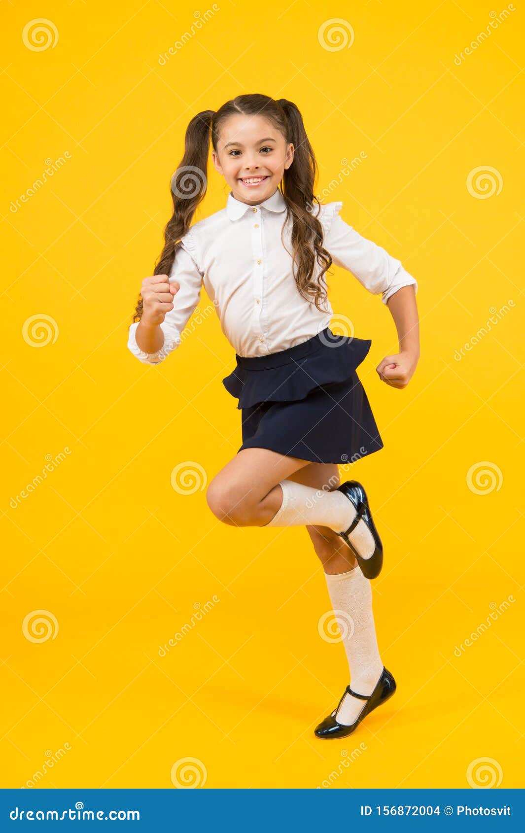 Keep Going. Active Child in Motion. Freedom Concept. Knowledge ...