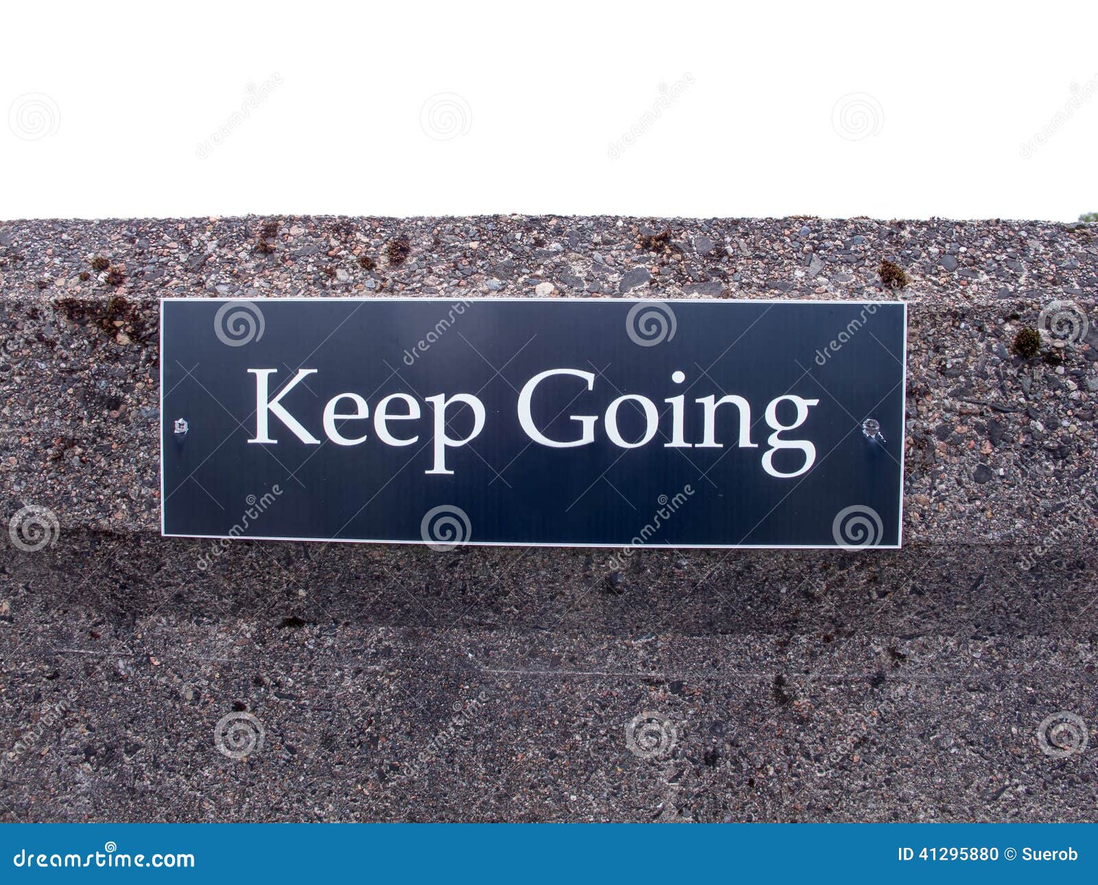 Keep Going Sign stock photo. Image of perservere, information - 41295880