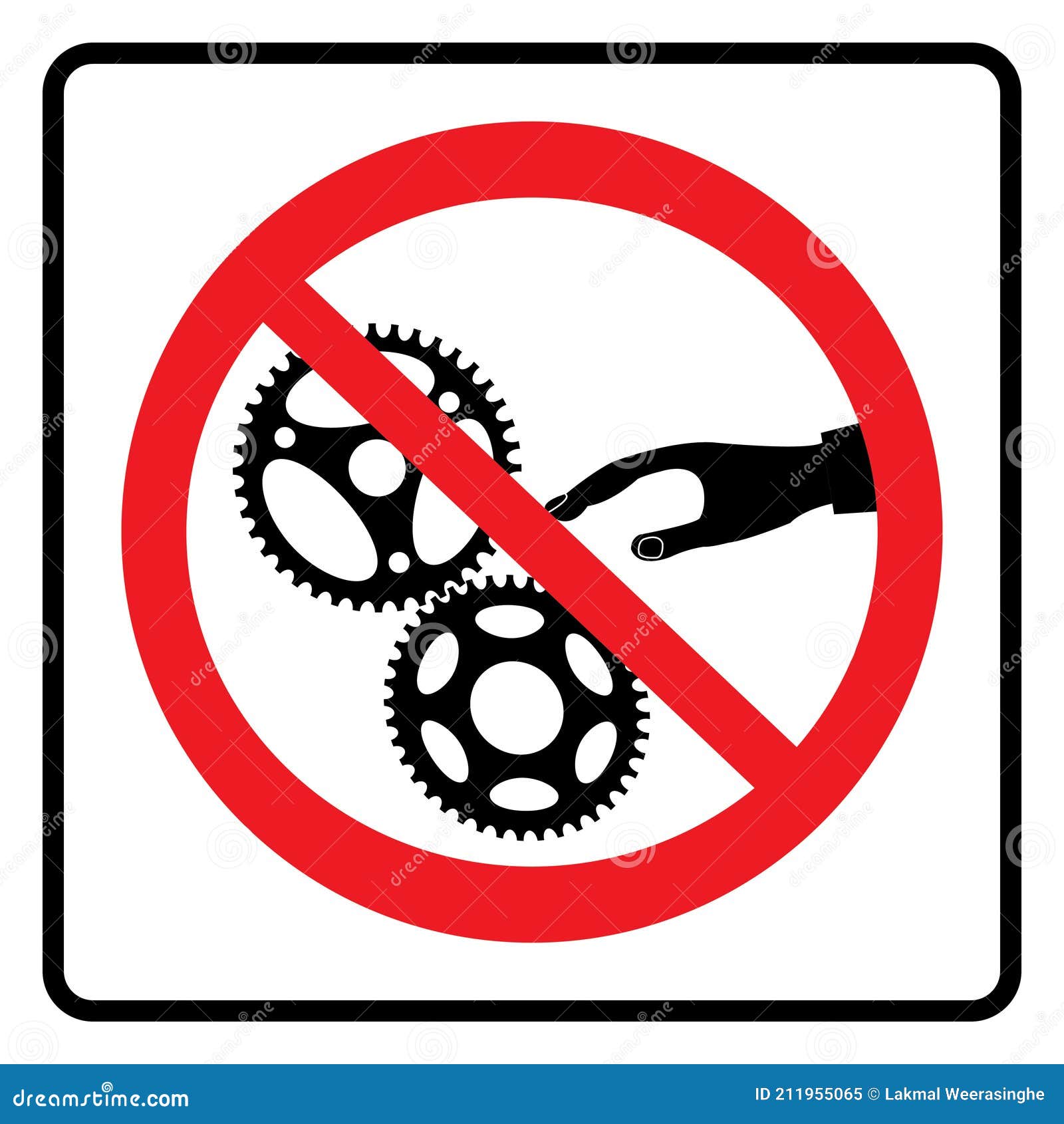 Warning Entanglement Hazard Symbol Sign, Vector Illustration, Isolate ...