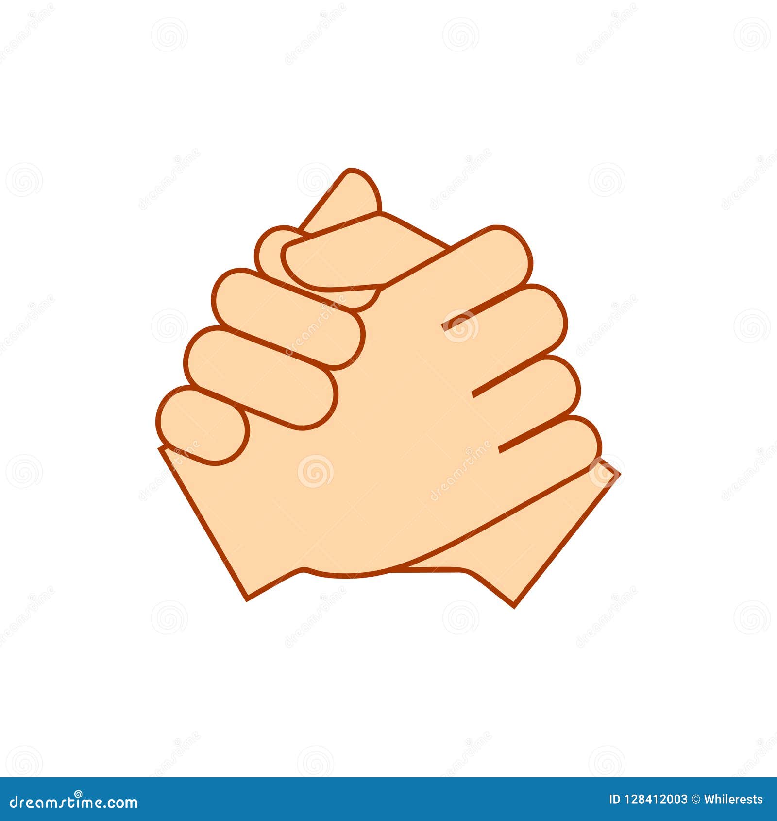 Keep Hands Showing Different Gestures. Cramped Hand Icon Isolated on ...