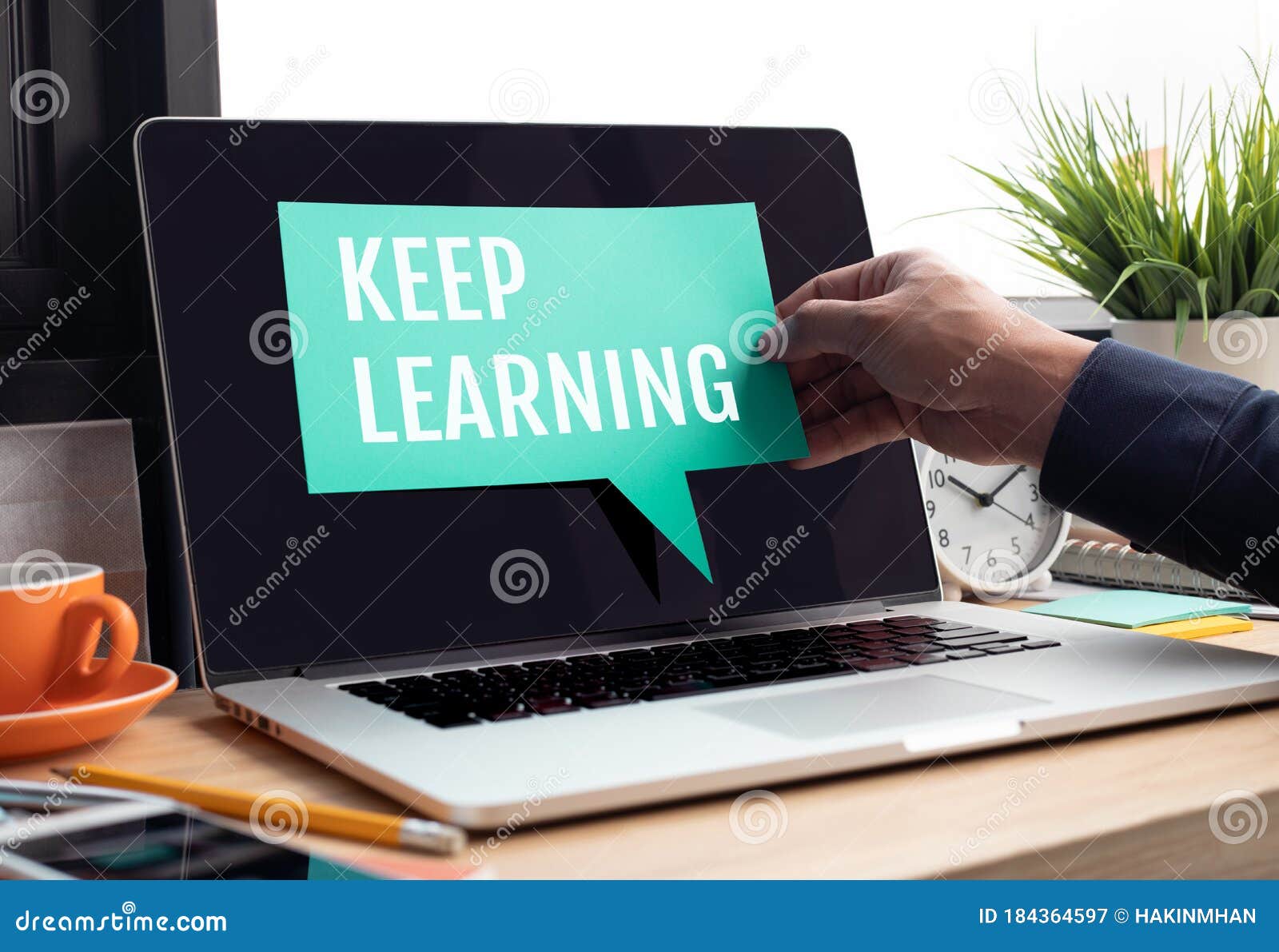 Keep Learning and Think Positive Concepts with Text on Bubble Paper ...