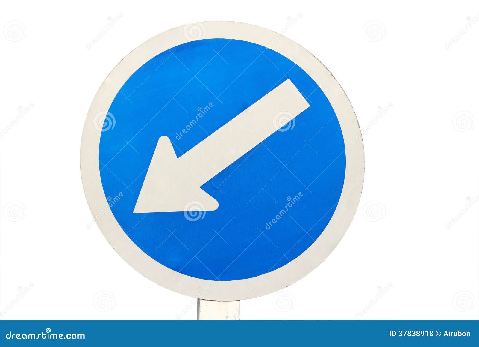 Keep Left Or Right Arrow Signs Royalty-Free Stock Photo | CartoonDealer ...