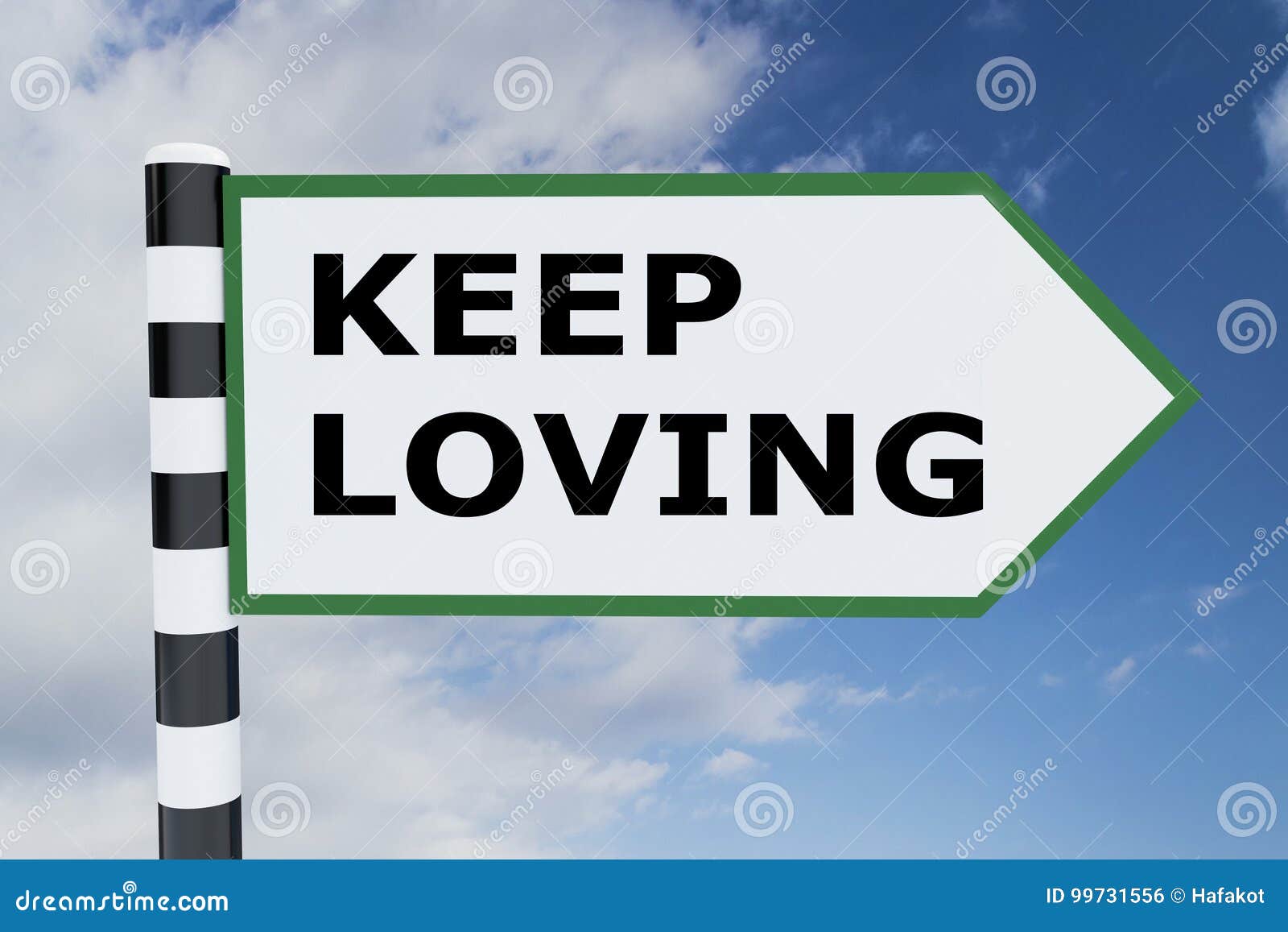 Keep Loving! concept stock illustration. Illustration of quote - 99731556