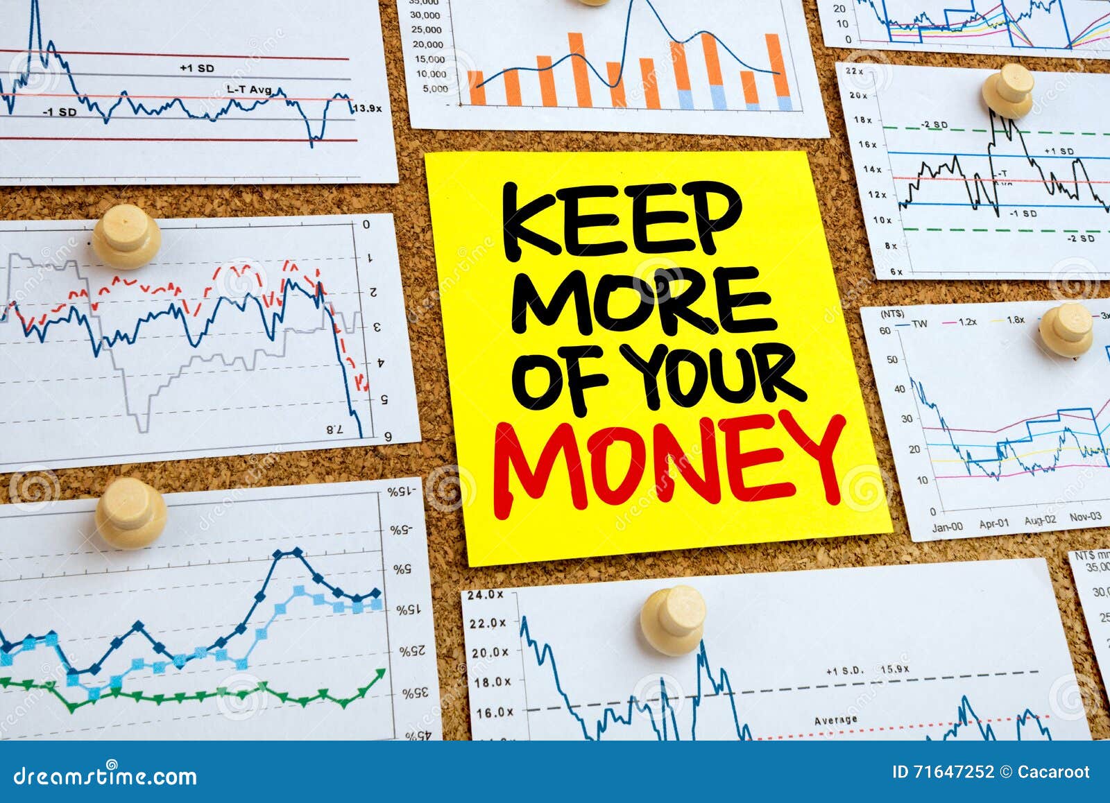 Keep more of your money stock photo. Image of management - 71647252