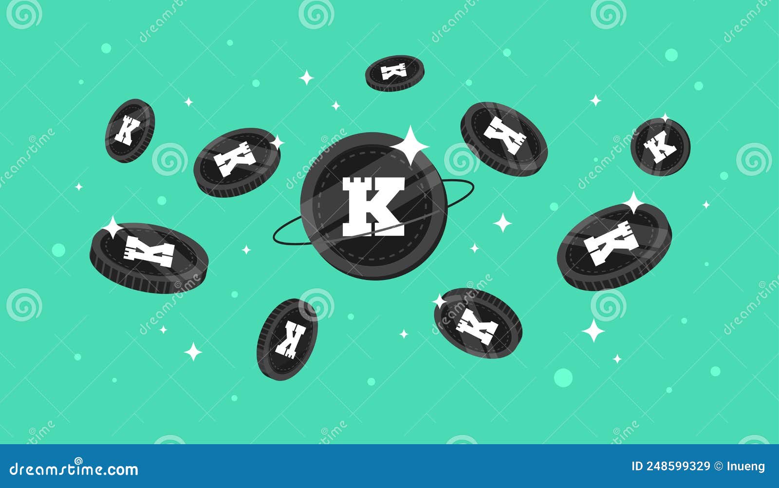 Keep Network KEEP Coins Falling From The Sky. KEEP Cryptocurrency ...