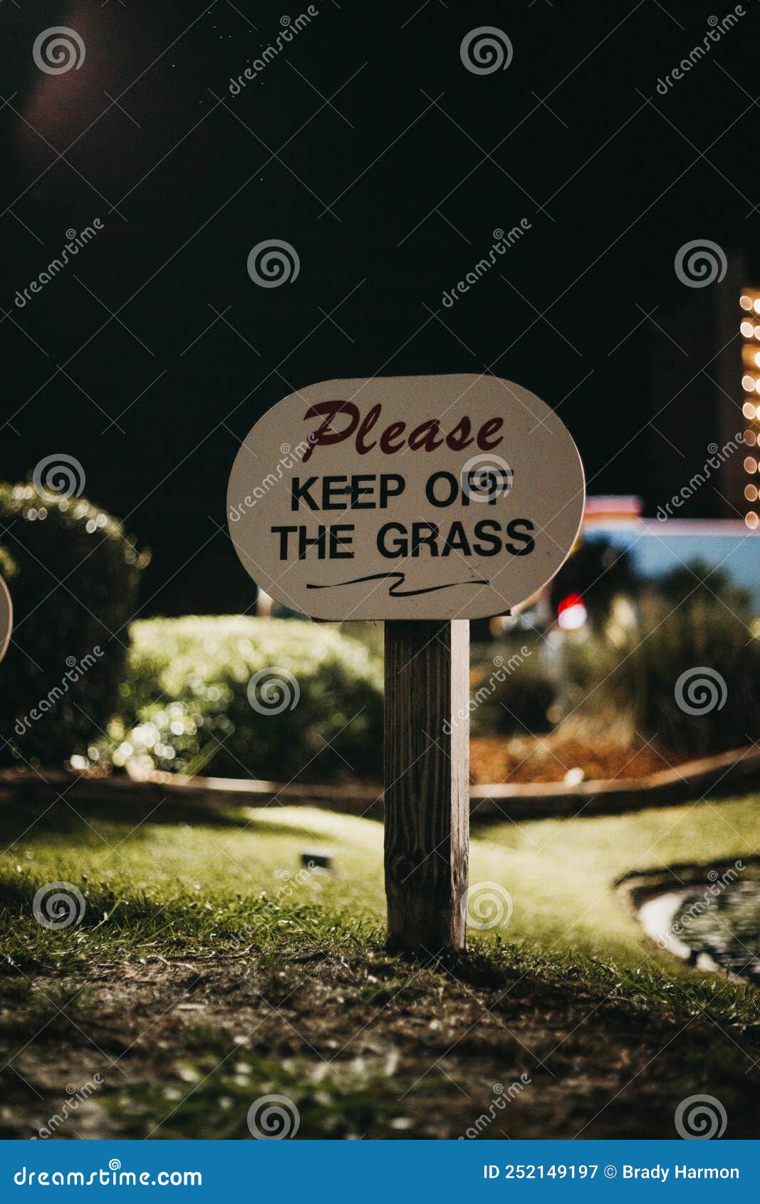 Keep off grass sign stock image. Image of poster, advertising - 252149197