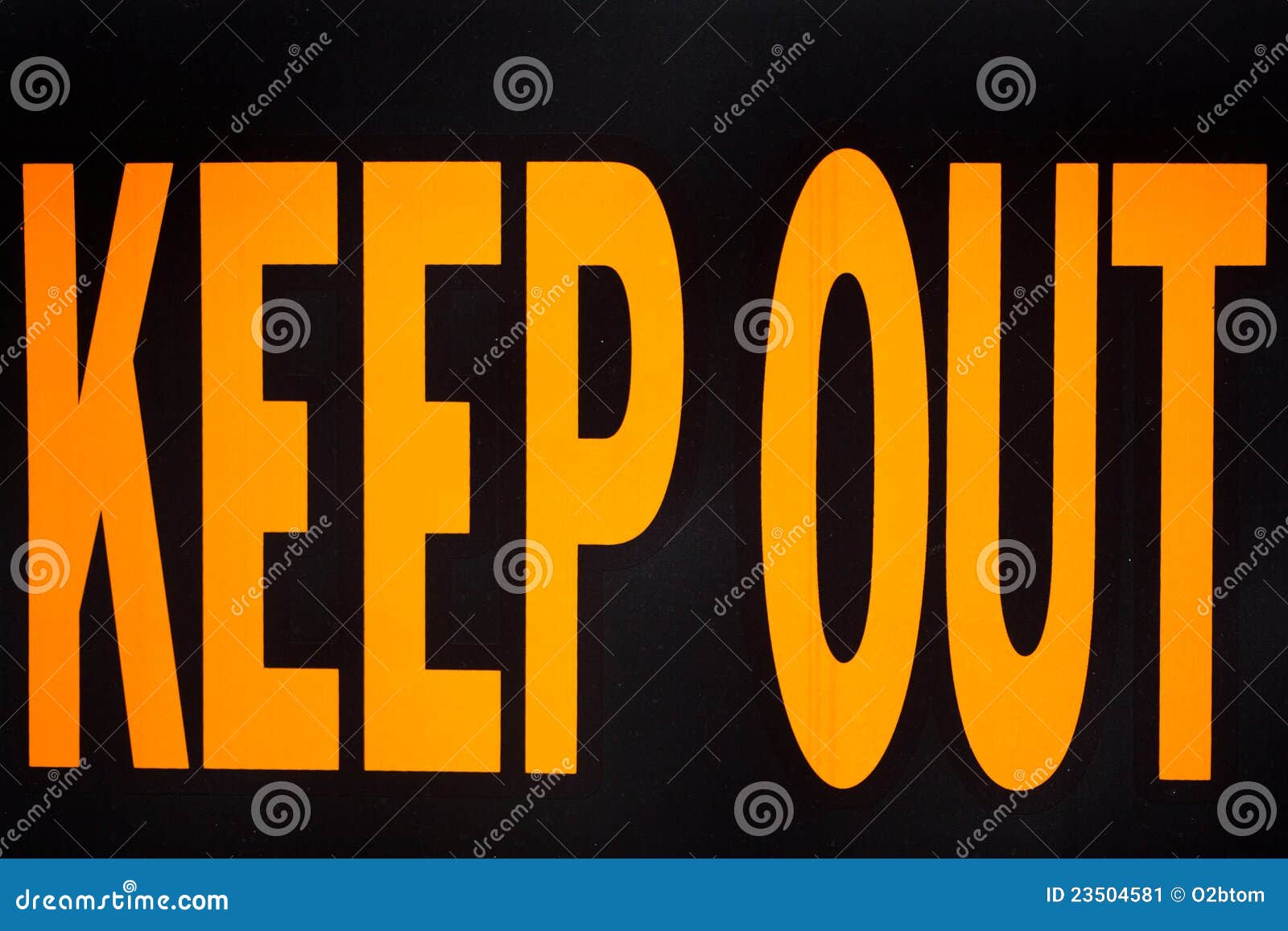 Keep Out stock image. Image of restricted, boundaries - 23504581