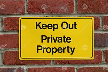 Keep Out! stock image. Image of unwelcome, private, symbol - 88347