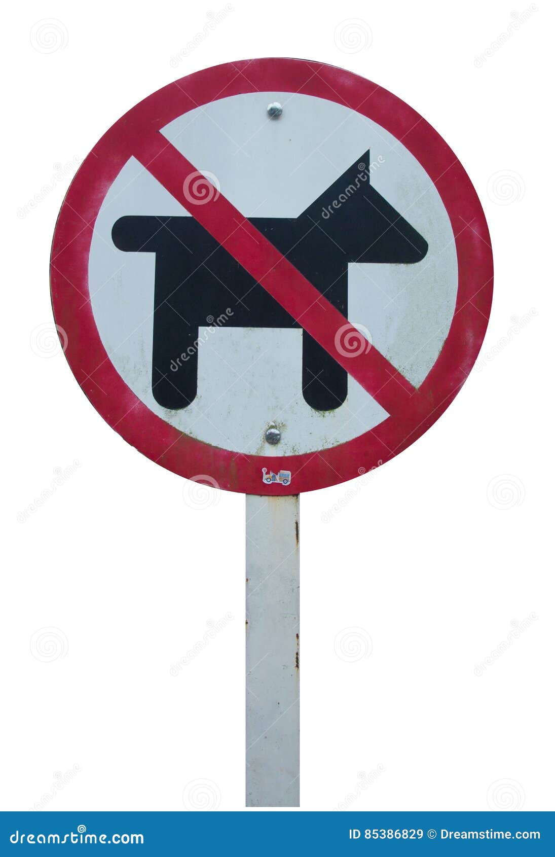 Keep out dog sign stock image. Image of cross, aware - 85386829