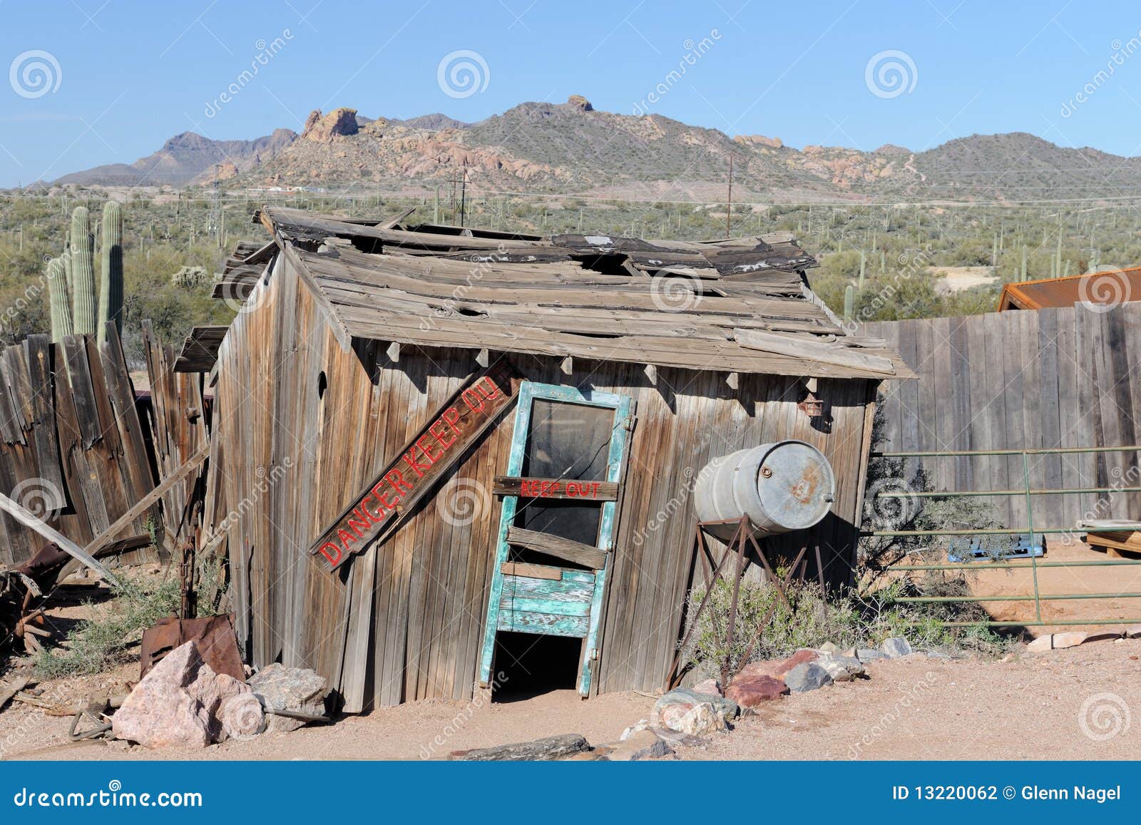 Keep out of old shack stock photo. Image of rustic, desert - 13220062