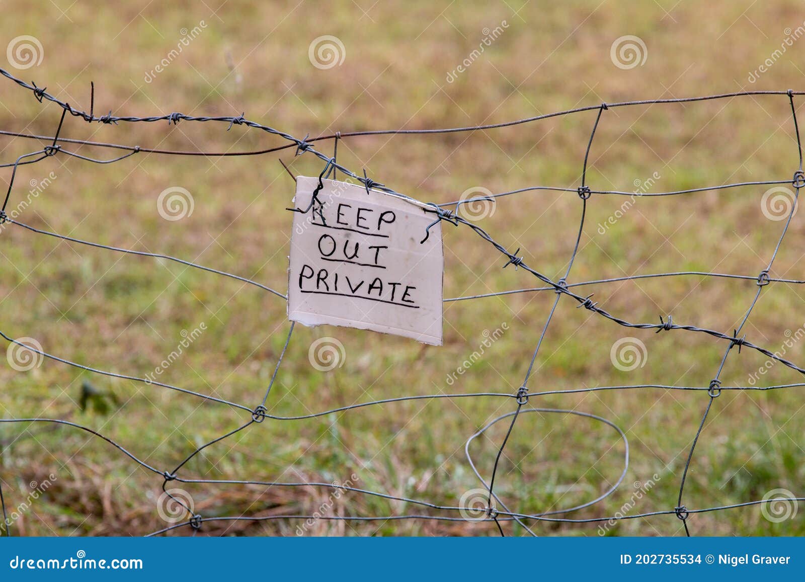 Private Keep Out Road Sign To Driveway And Phlox Flowers Royalty-Free ...