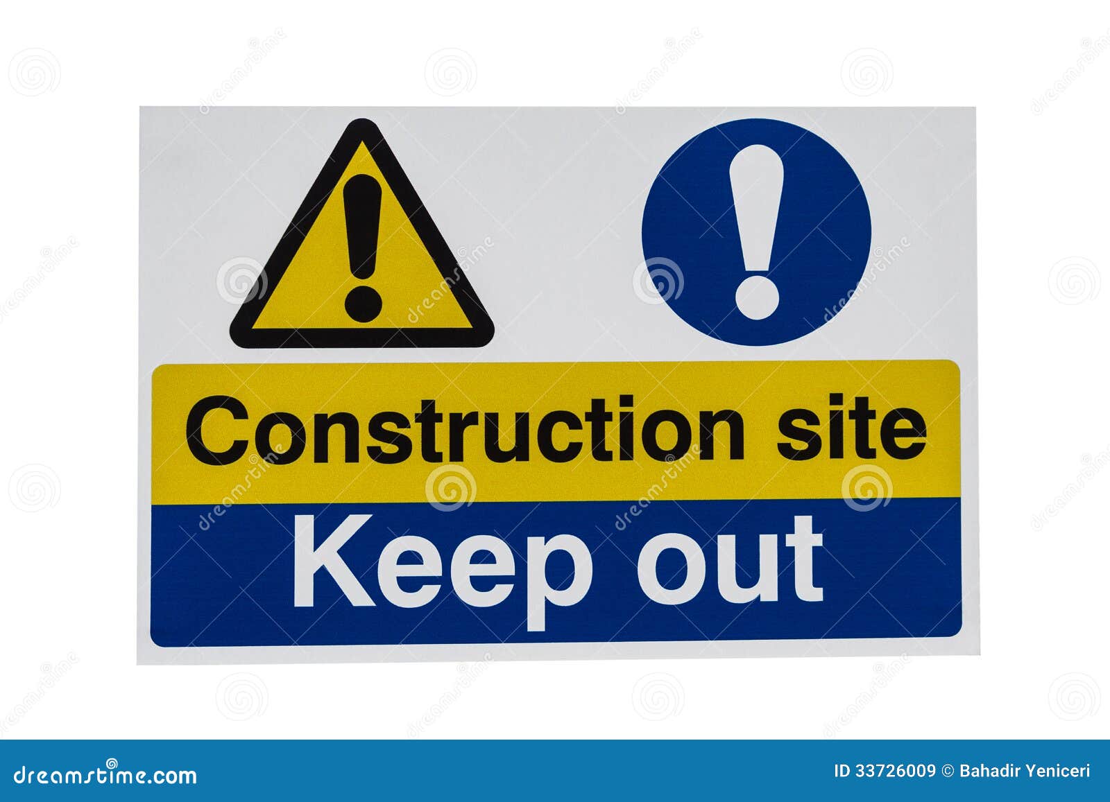 Keep Out Sign stock image. Image of exterior, sign, exclamation - 33726009