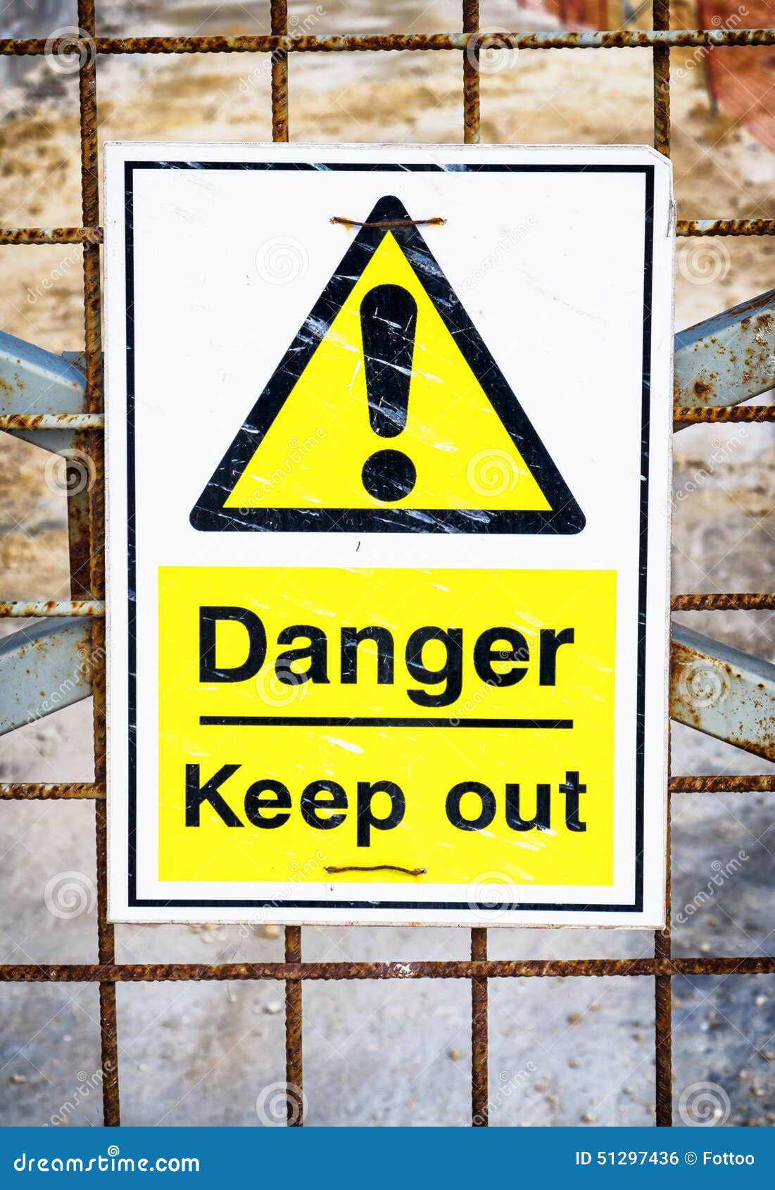 Keep out sign stock photo. Image of used, close, sign - 51297436