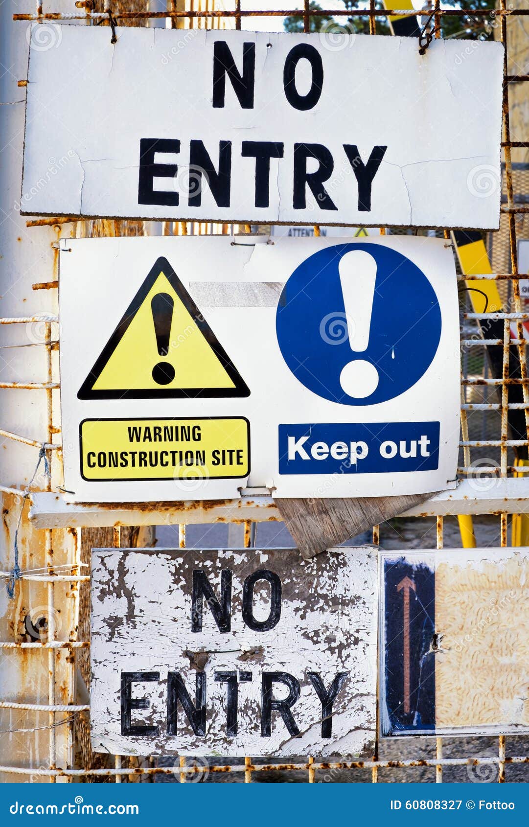 Keep out sign stock image. Image of enter, color, area - 60808327