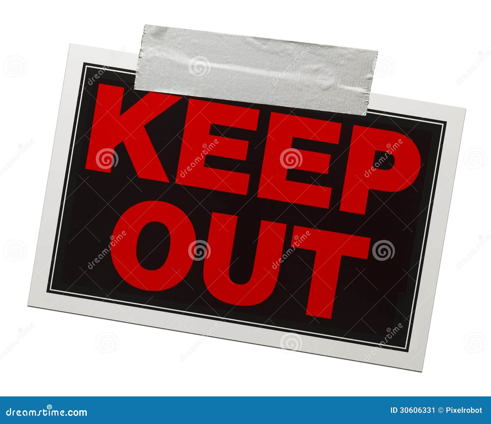 Stay Out Signs Printable