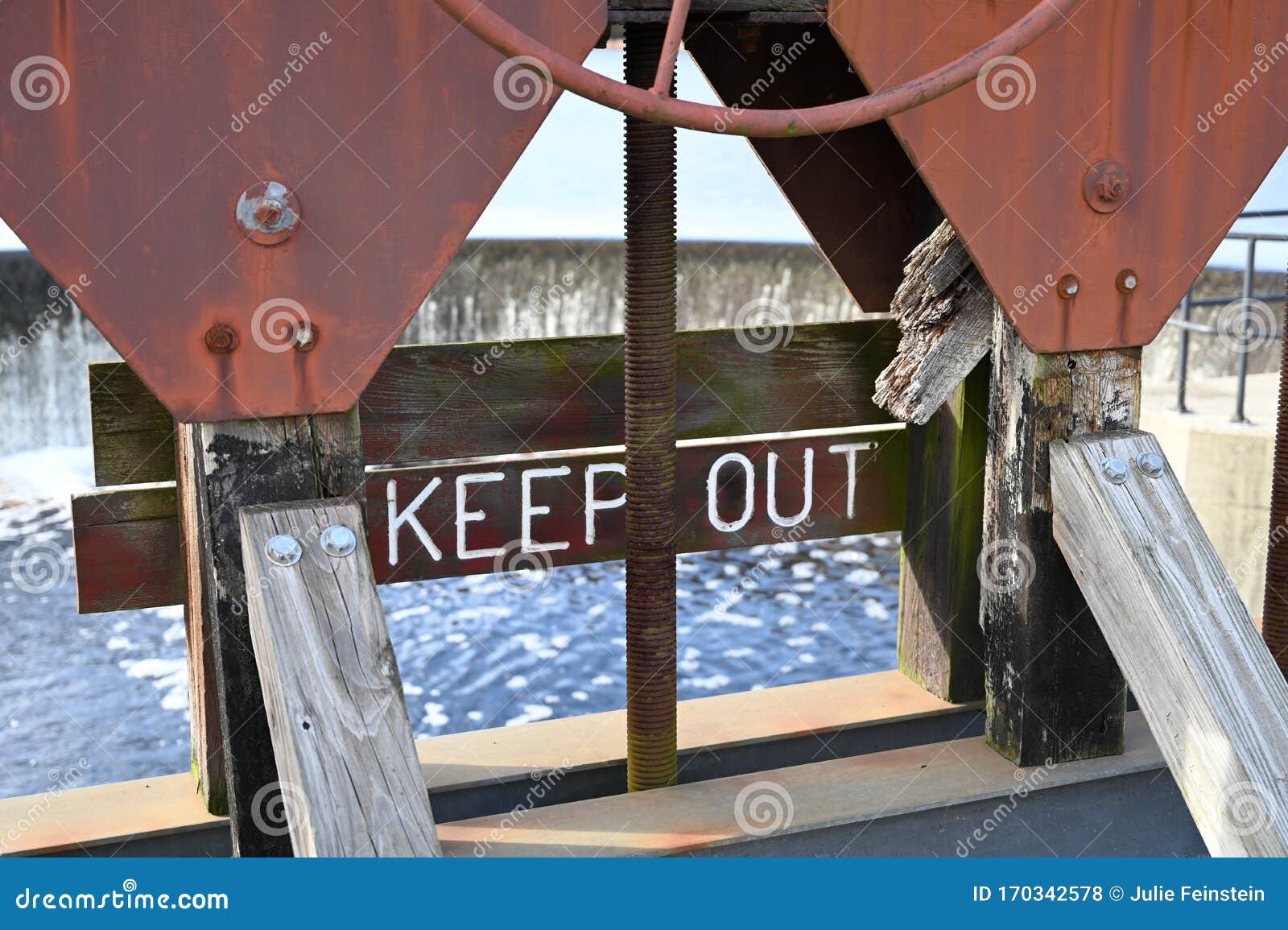 Keep Out Sign stock photo. Image of danger, rust, warns - 170342578