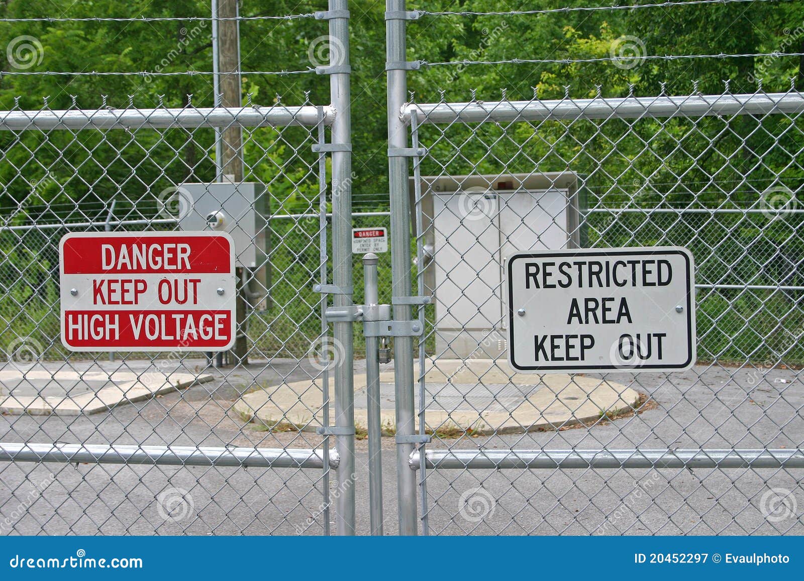 Keep Out Signs stock image. Image of barrier, wire, rule - 20452297