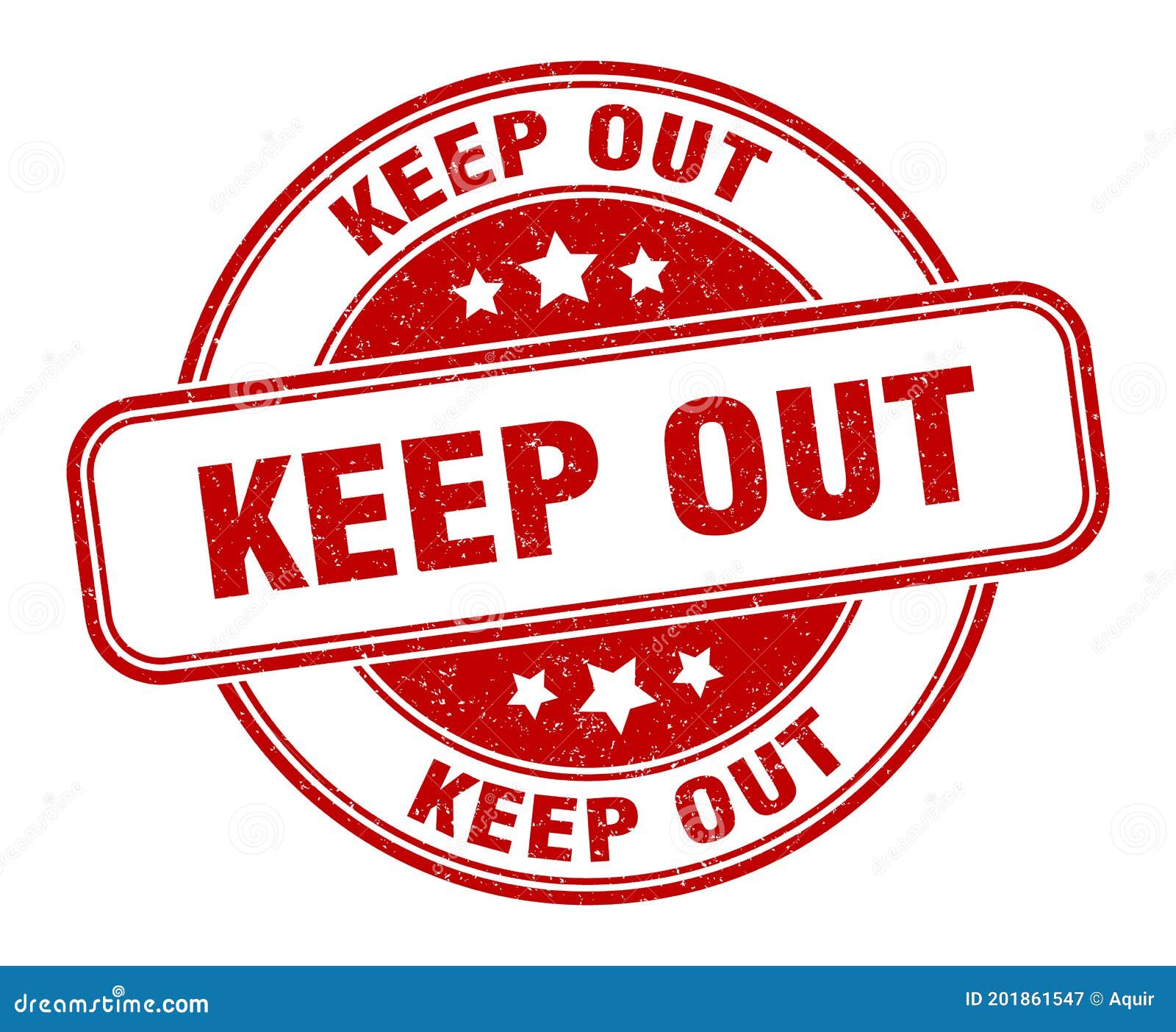 Keep Out Stamp. Keep Out Label. Round Grunge Sign Stock Vector ...