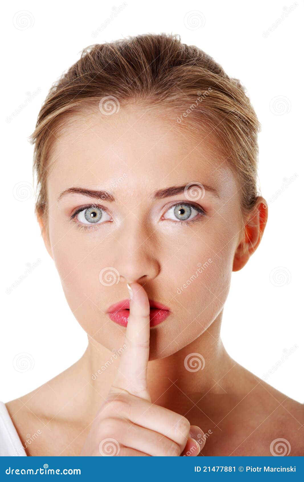Keep it quiet stock image. Image of enigmatic, finger - 21477881