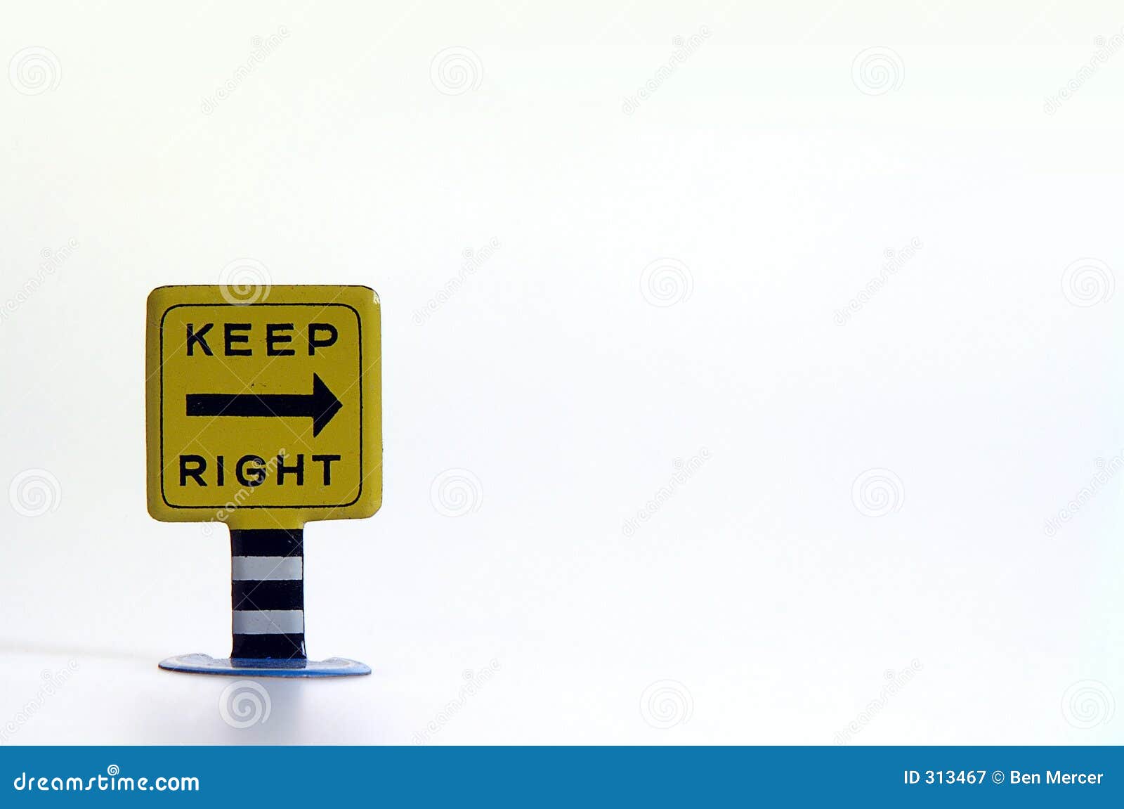 Keep Right Sign stock image. Image of sign, direction, playtime - 313467
