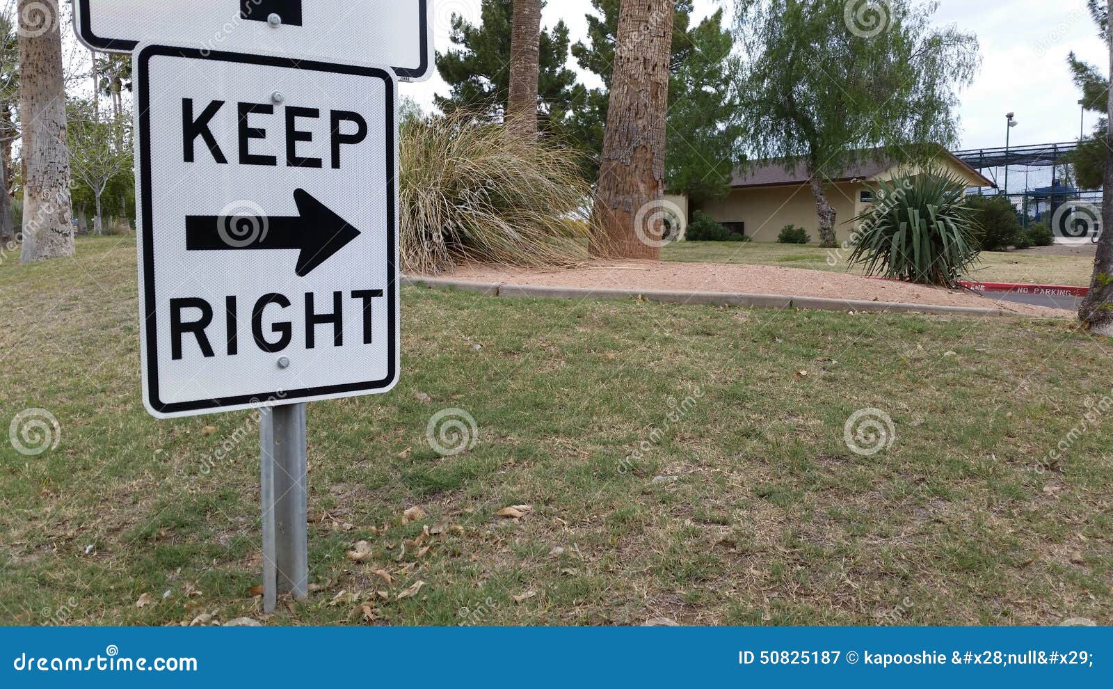 Keep right sign stock image. Image of directional, traffic - 50825187