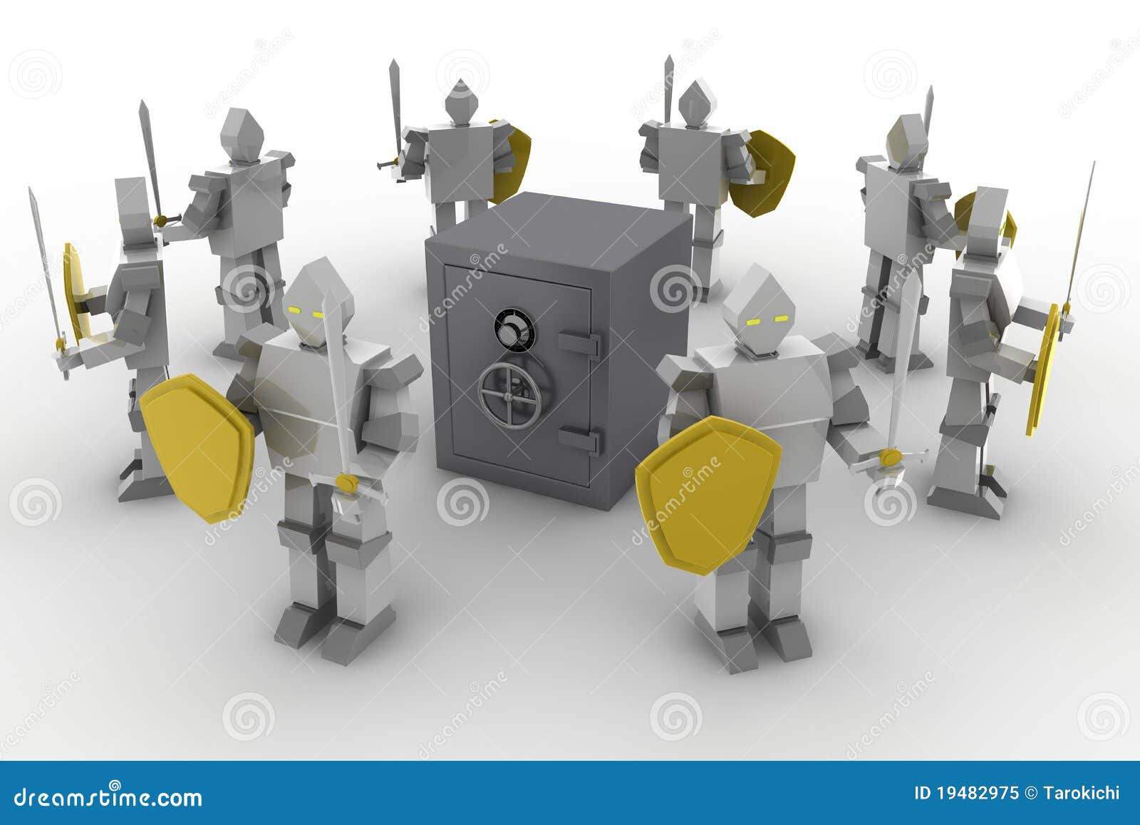 Keep safe stock illustration. Illustration of shield - 19482975