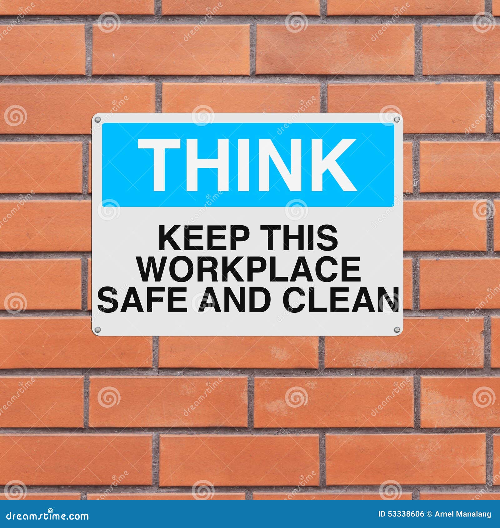 Keep it Safe and Clean stock photo. Image of sign, road - 53338606