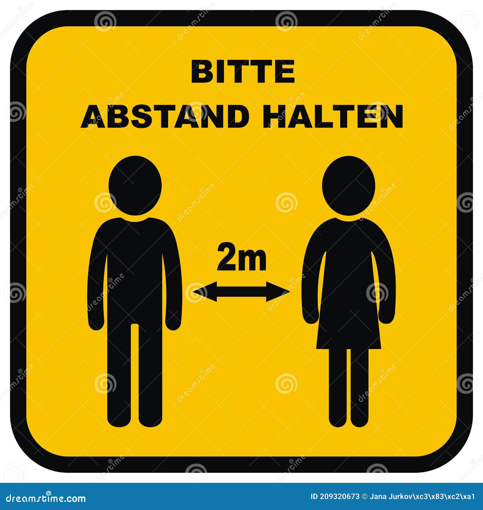 Abstand Halten, 2 Meter, Keep Your Distance, Social Distancing Due To ...