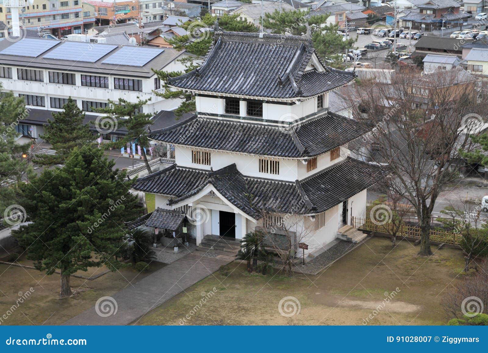 Keep of Shimabara Castle in Nagasaki Editorial Photography - Image of ...