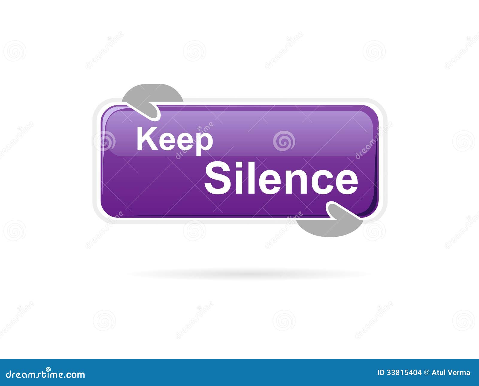 Keep Silence Vector Icon Set. Be Quiet Illustration Sign Collection ...