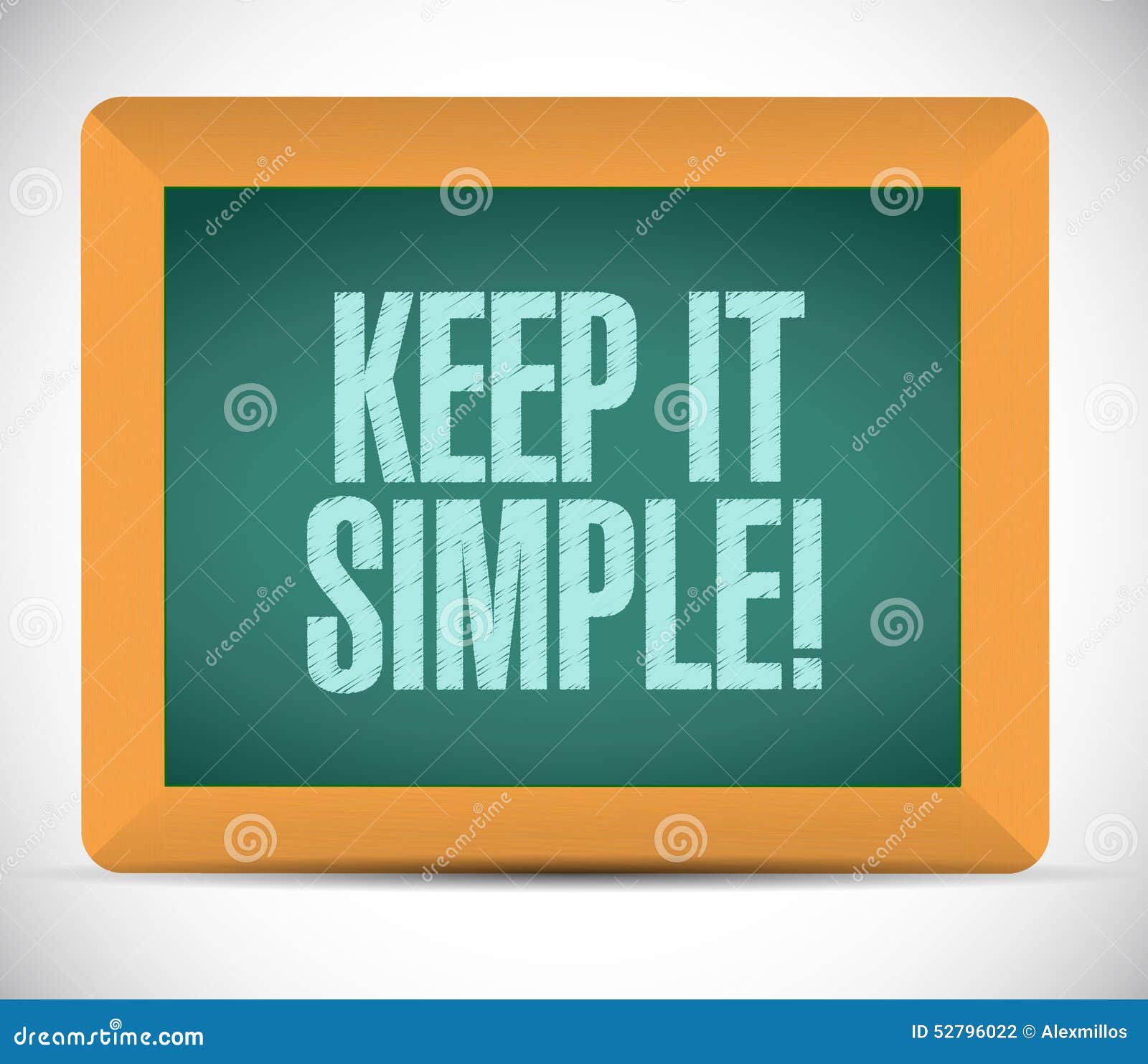 Keep Simple Board Sign Illustration Stock Photos - Free & Royalty-Free ...