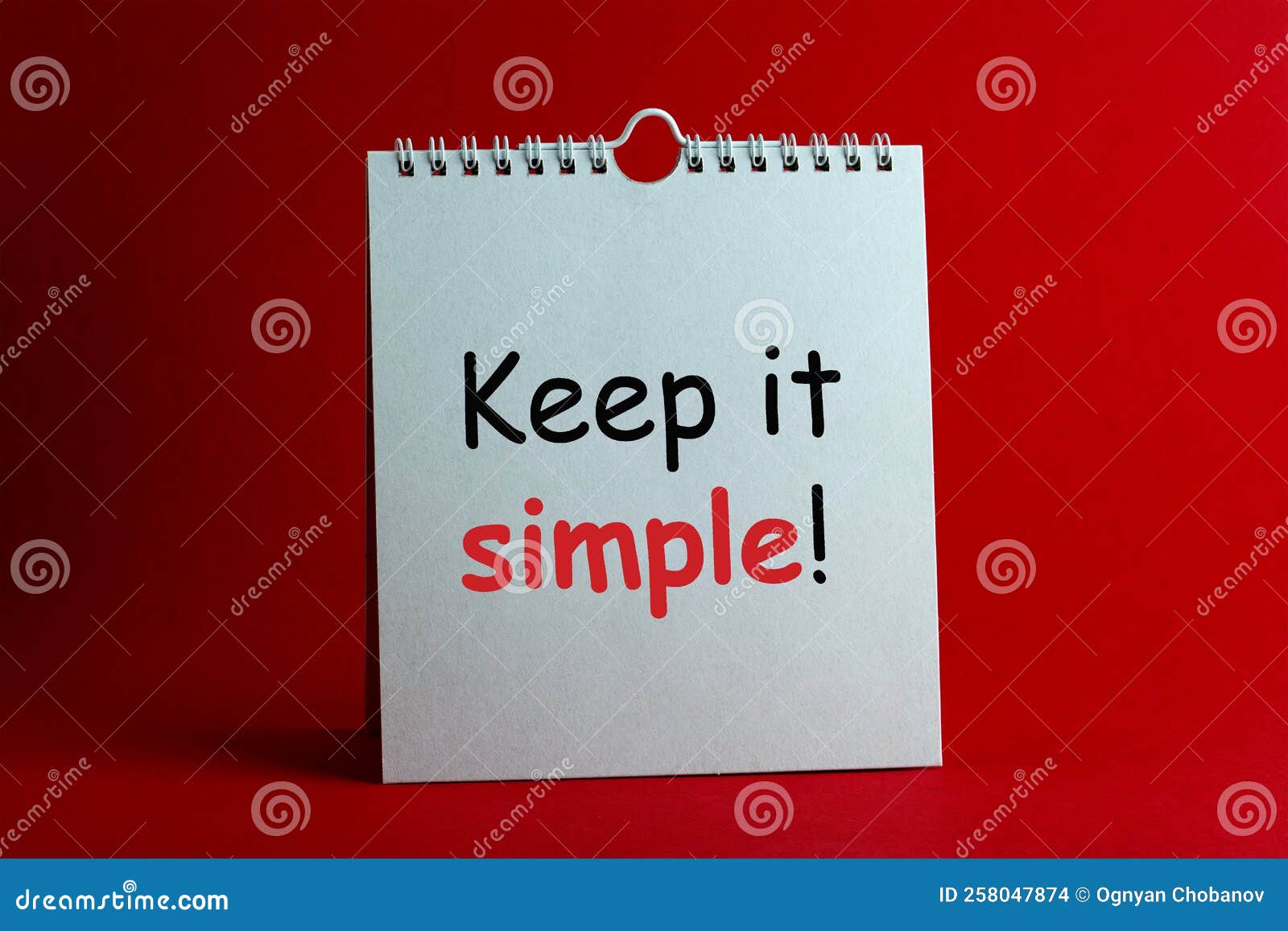 Keep it Simple stock photo. Image of approach, complex - 258047874