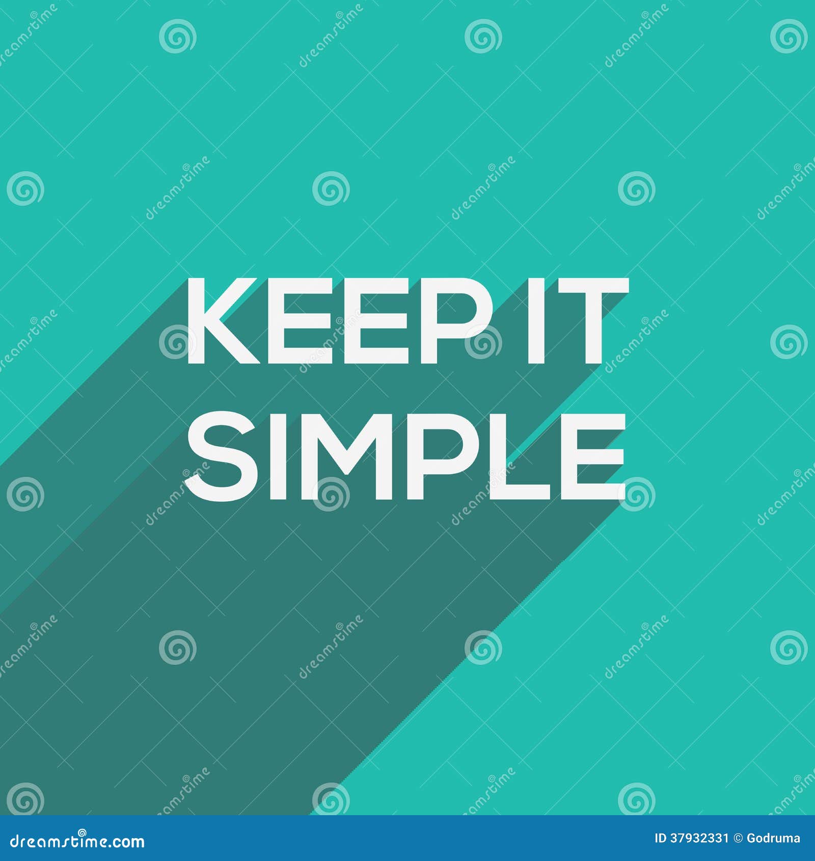 Keep Simple Flat Typography Stock Illustrations – 52 Keep Simple Flat ...