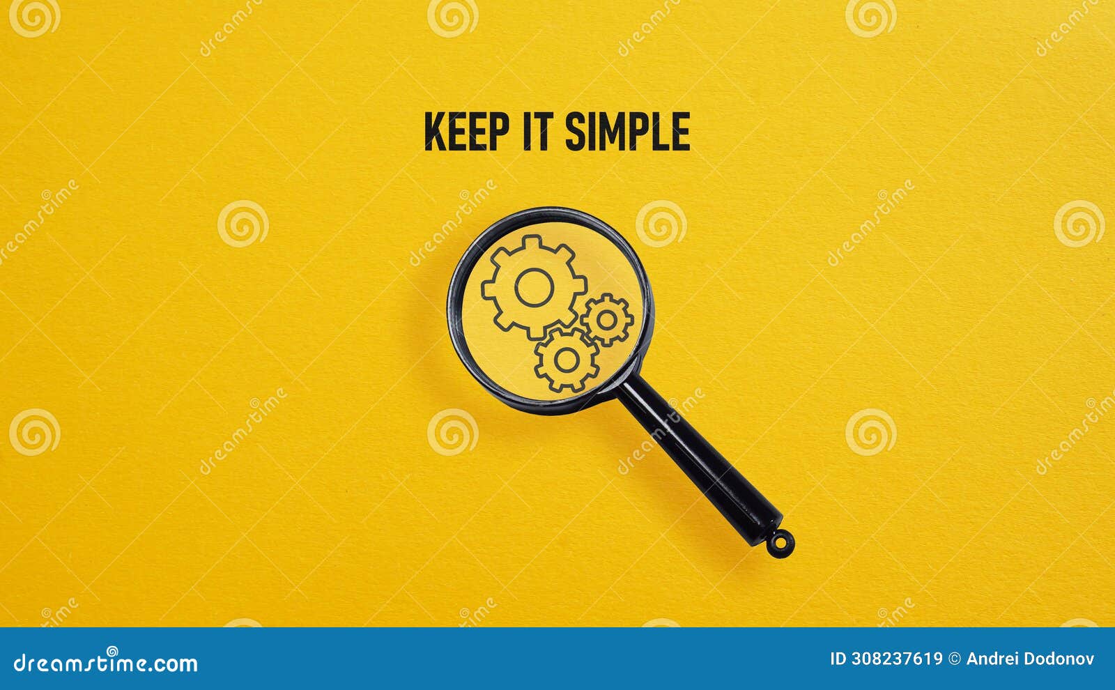 Keep it Simple is Shown Using the Text Stock Image - Image of simple ...