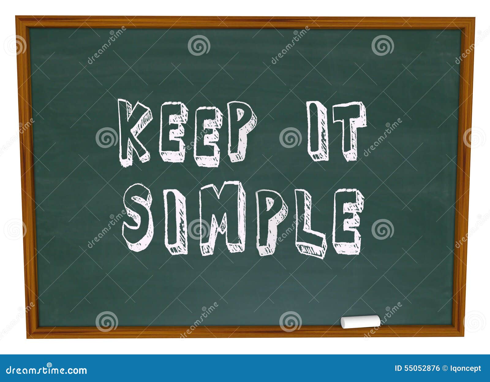 Keep it Simple Words Chalkboard Simplicity Advice Lesson Stock ... Keep it Simple Words Chalkboard Simplicity Advice Lesson Stock ...