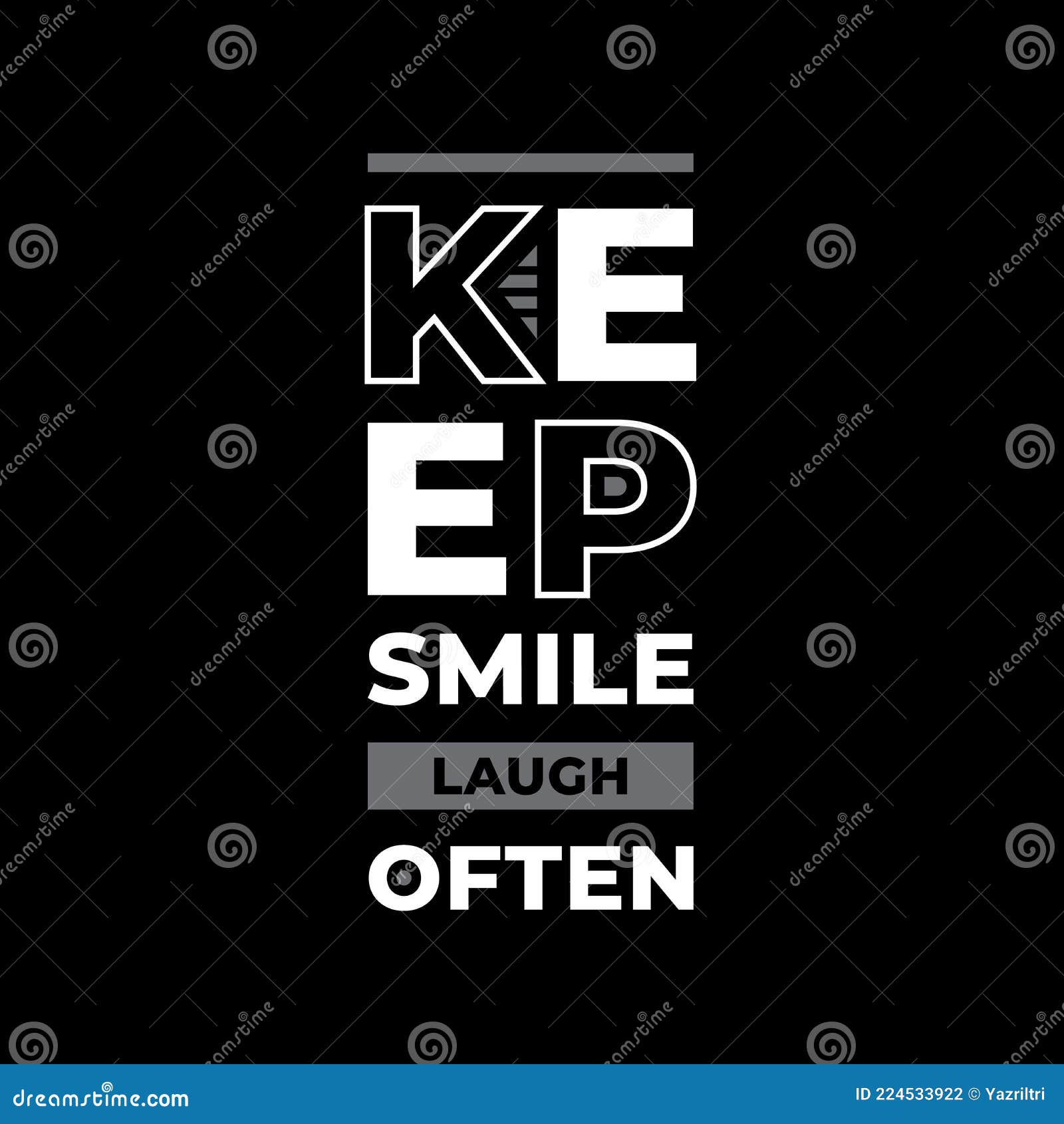 Keep Smile Logo Design Template Vector | CartoonDealer.com #179224176