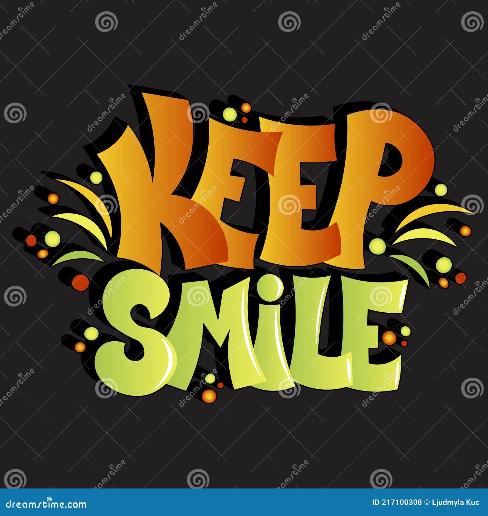 Keep Smile Logo Design Template Vector | CartoonDealer.com #179224176