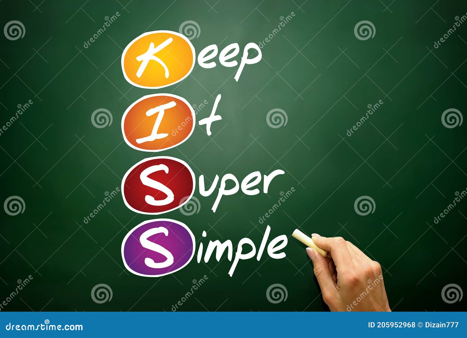 Keep it Super Simple stock photo. Image of metaphor - 205952968