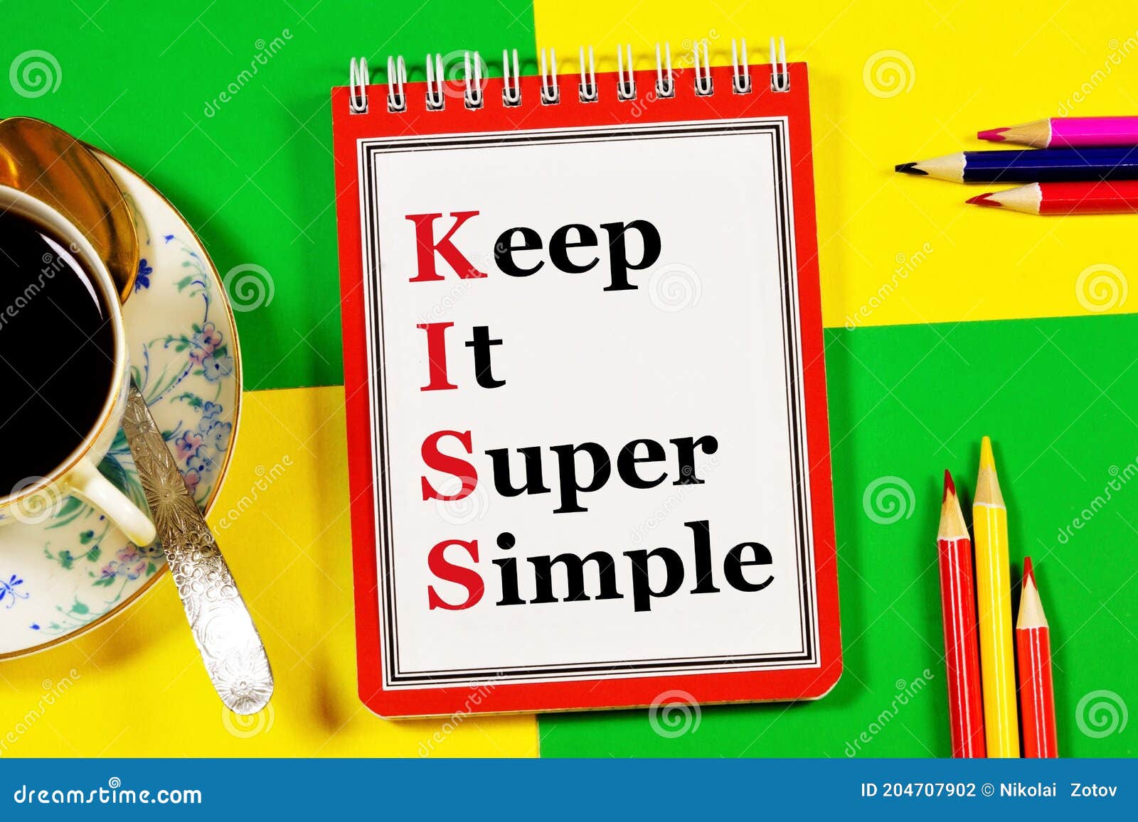 Keep It Super Simple Stock Image | CartoonDealer.com #44784571