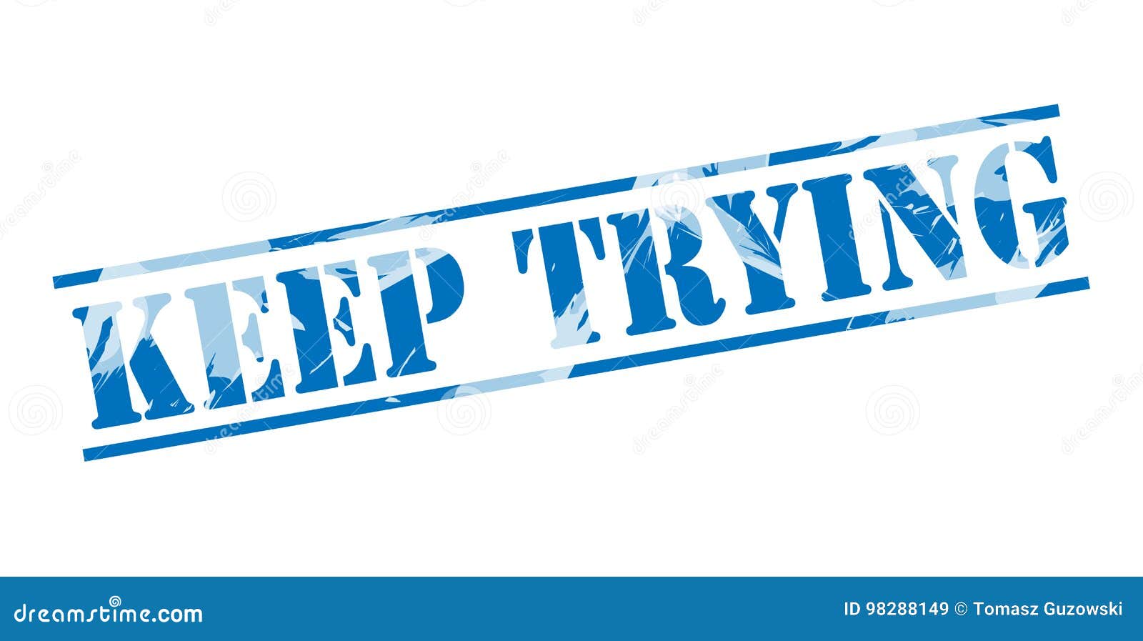 Keep Trying Red Stamp Royalty-Free Stock Image | CartoonDealer.com ...