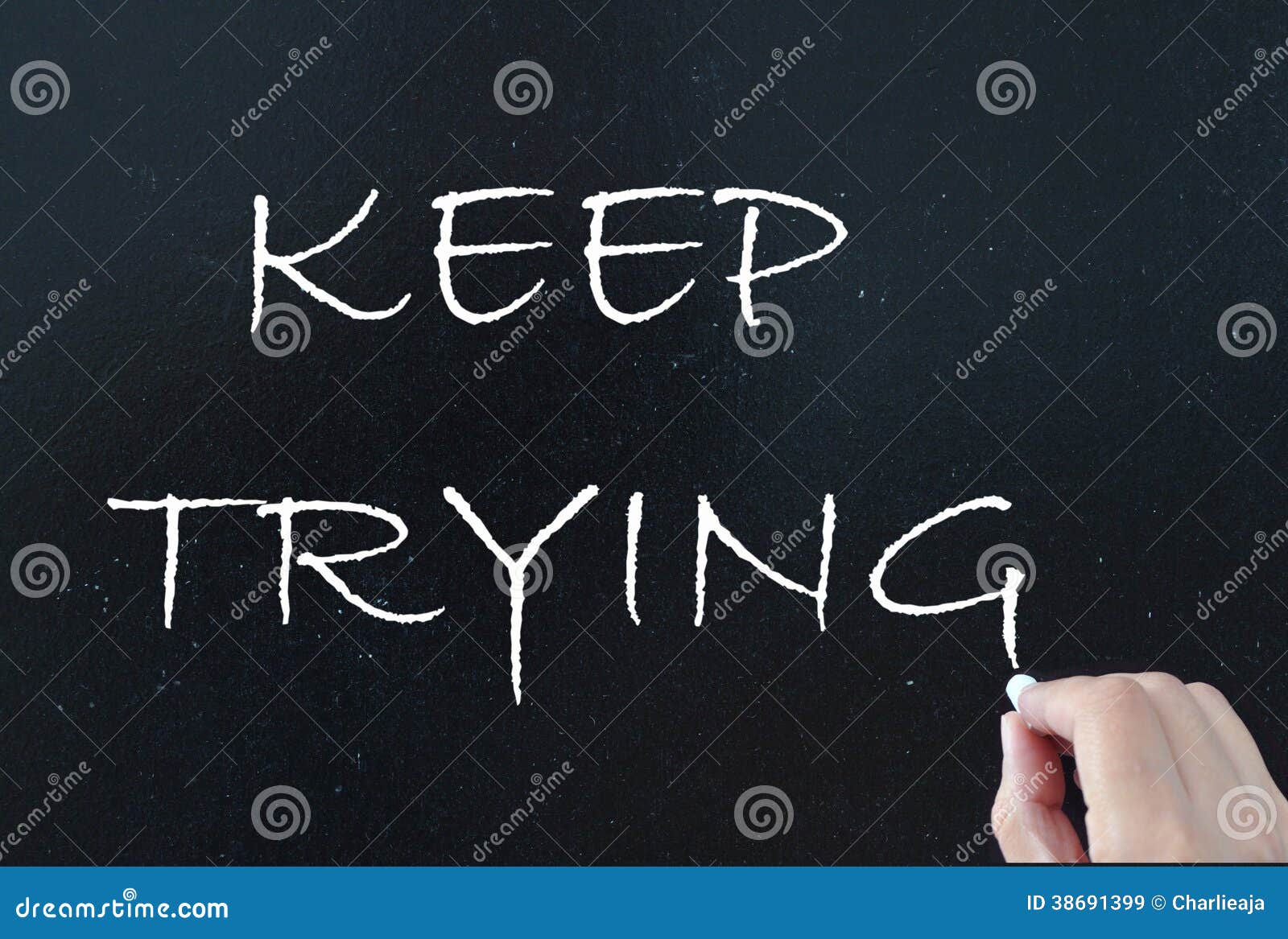 Keep Trying Determination Motivation Positive Attitude Business Success ...